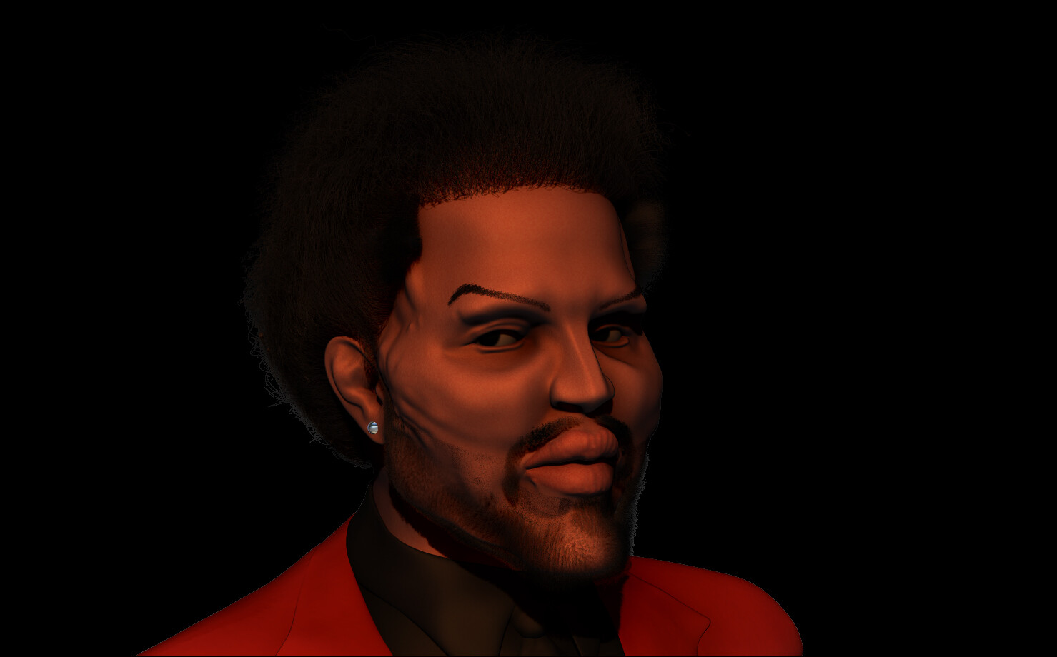 ArtStation - The Weeknd ¨Save your tears¨