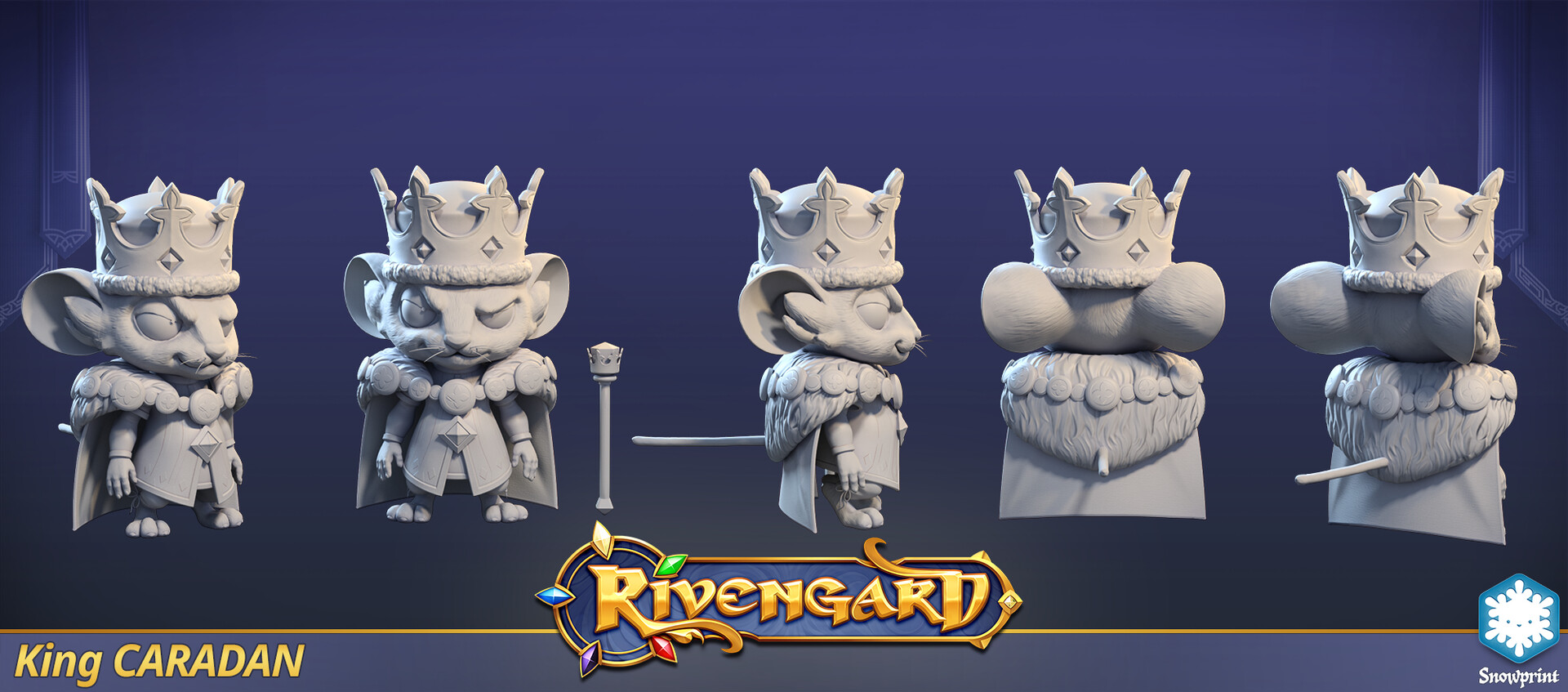 Snowprint Studios - King Caradan and Sir Tristan