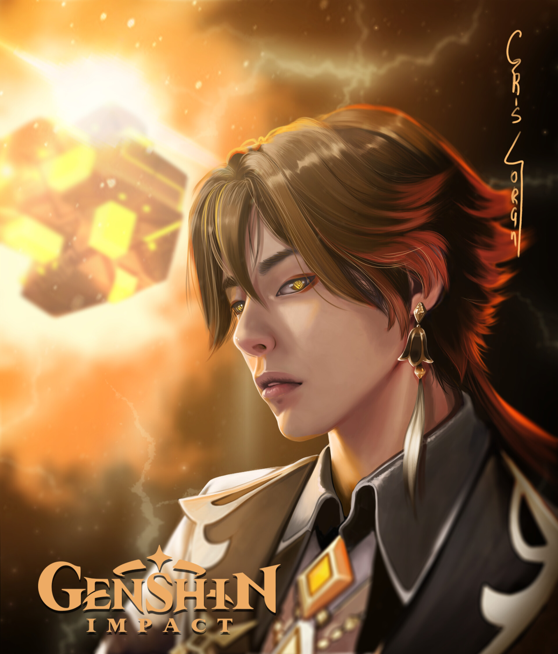 ArtStation - Genshin Impact Zhongli fanart