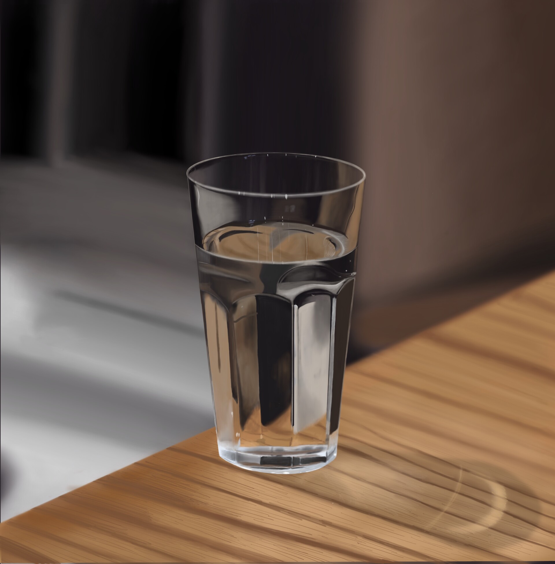 ArtStation - a glass of water