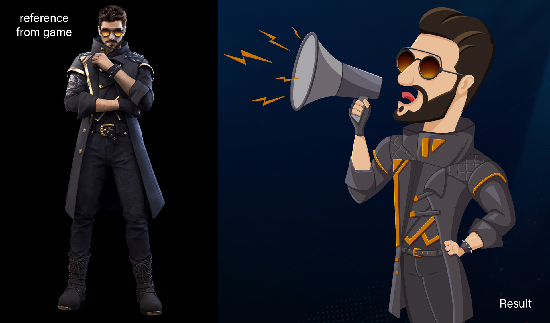 ArtStation - Free Fire characters for pop-ups in non-official streams