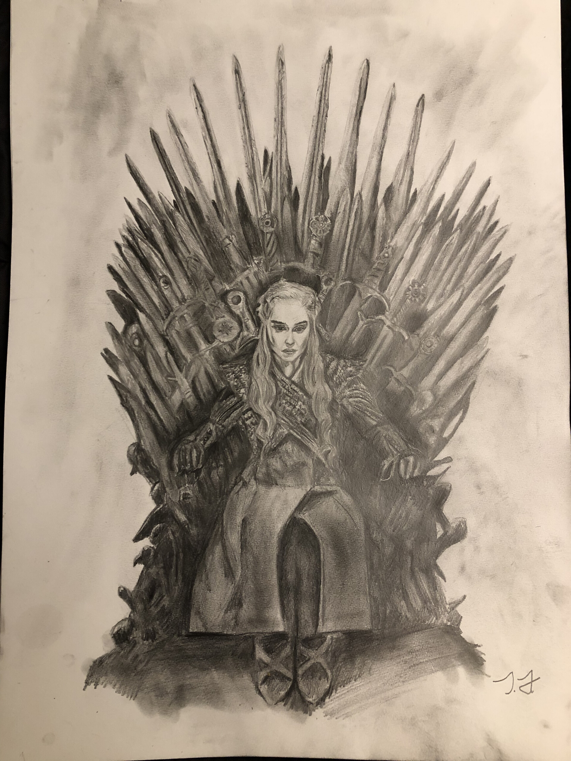 Game Of Thrones Throne Drawing