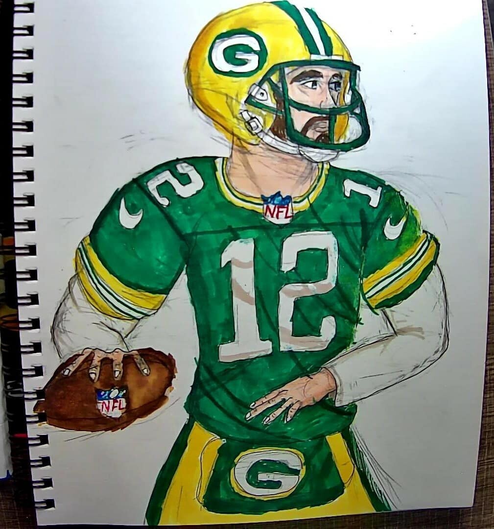 ArtStation - Aaron Rodgers
