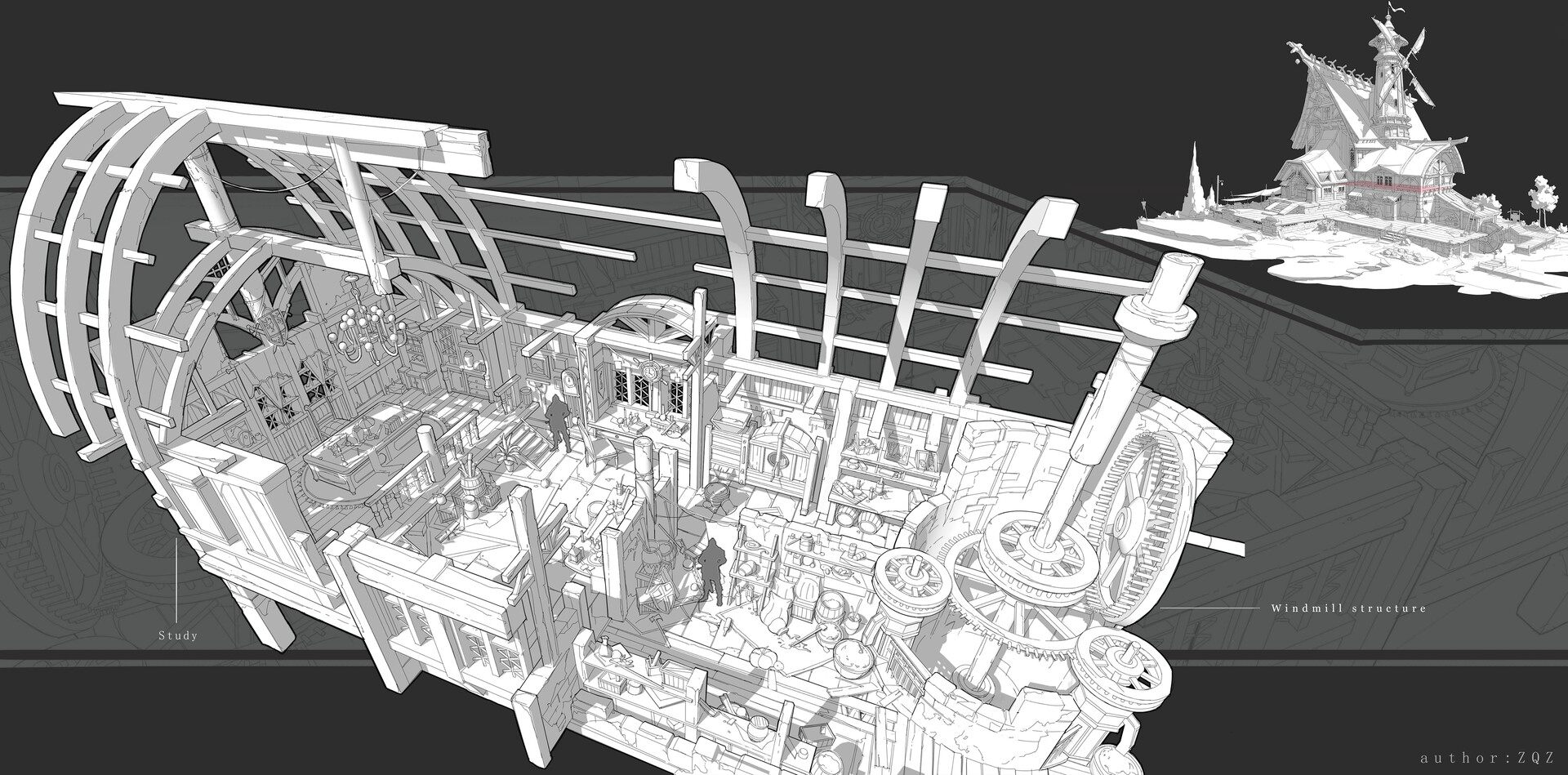 Qiangzhi Zhou - 建筑设计-磨坊