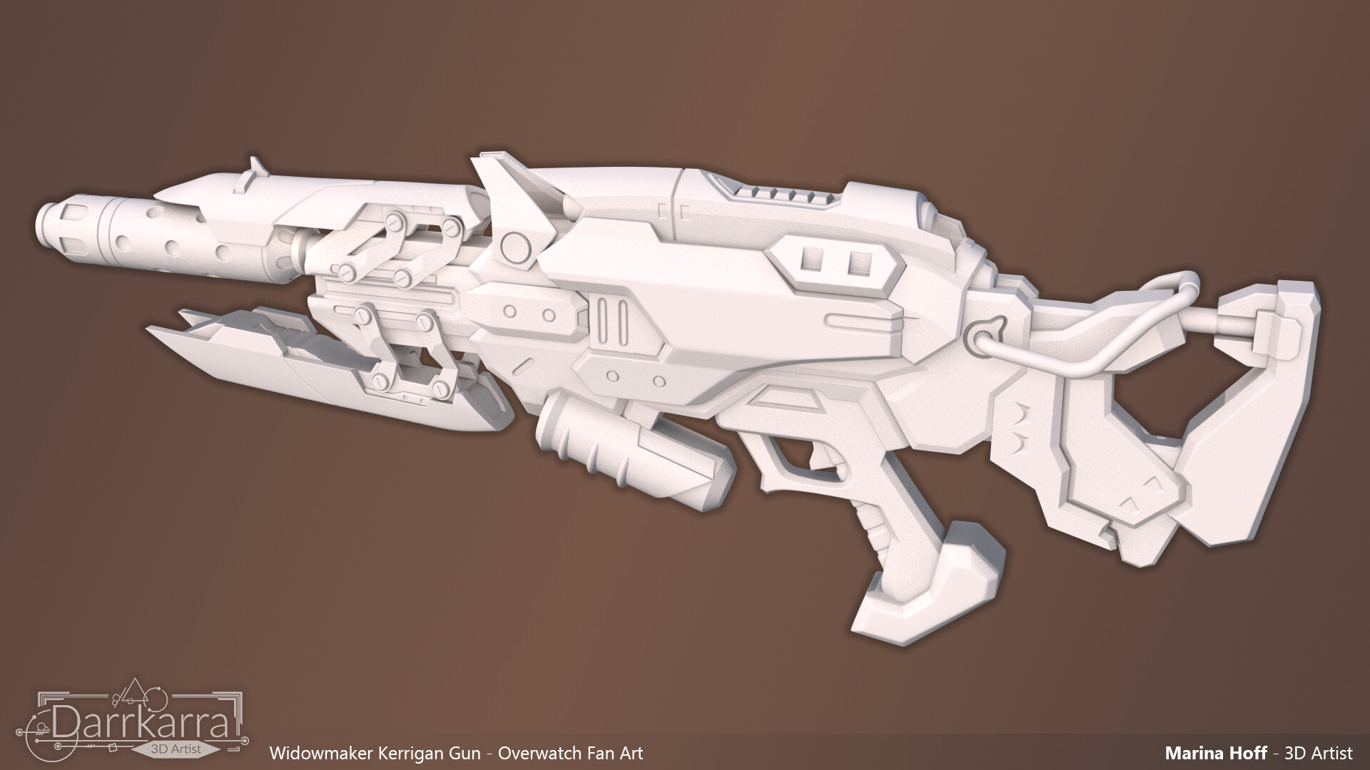 Marina Hoff - Widowmaker Kerrigan Gun - Overwatch Fan Art