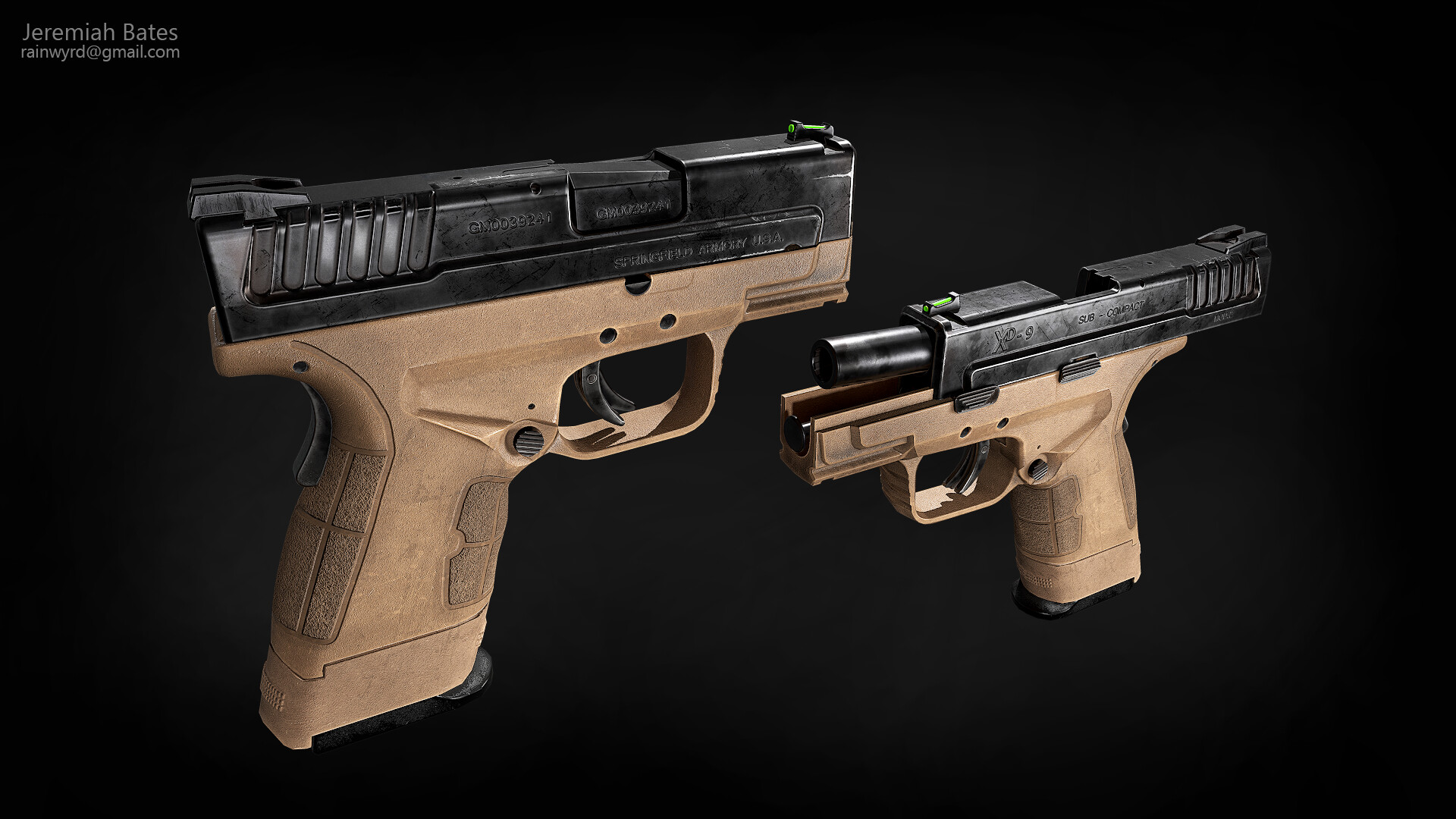 ArtStation - Handgun XD