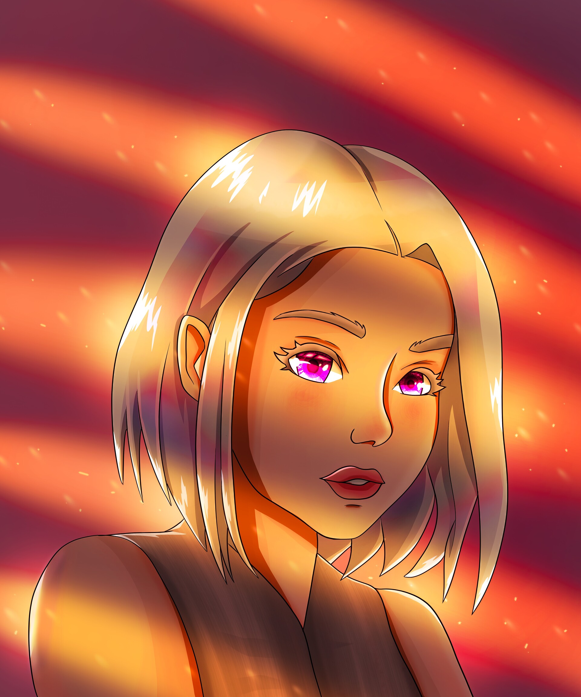 ArtStation - Light Portrait girl