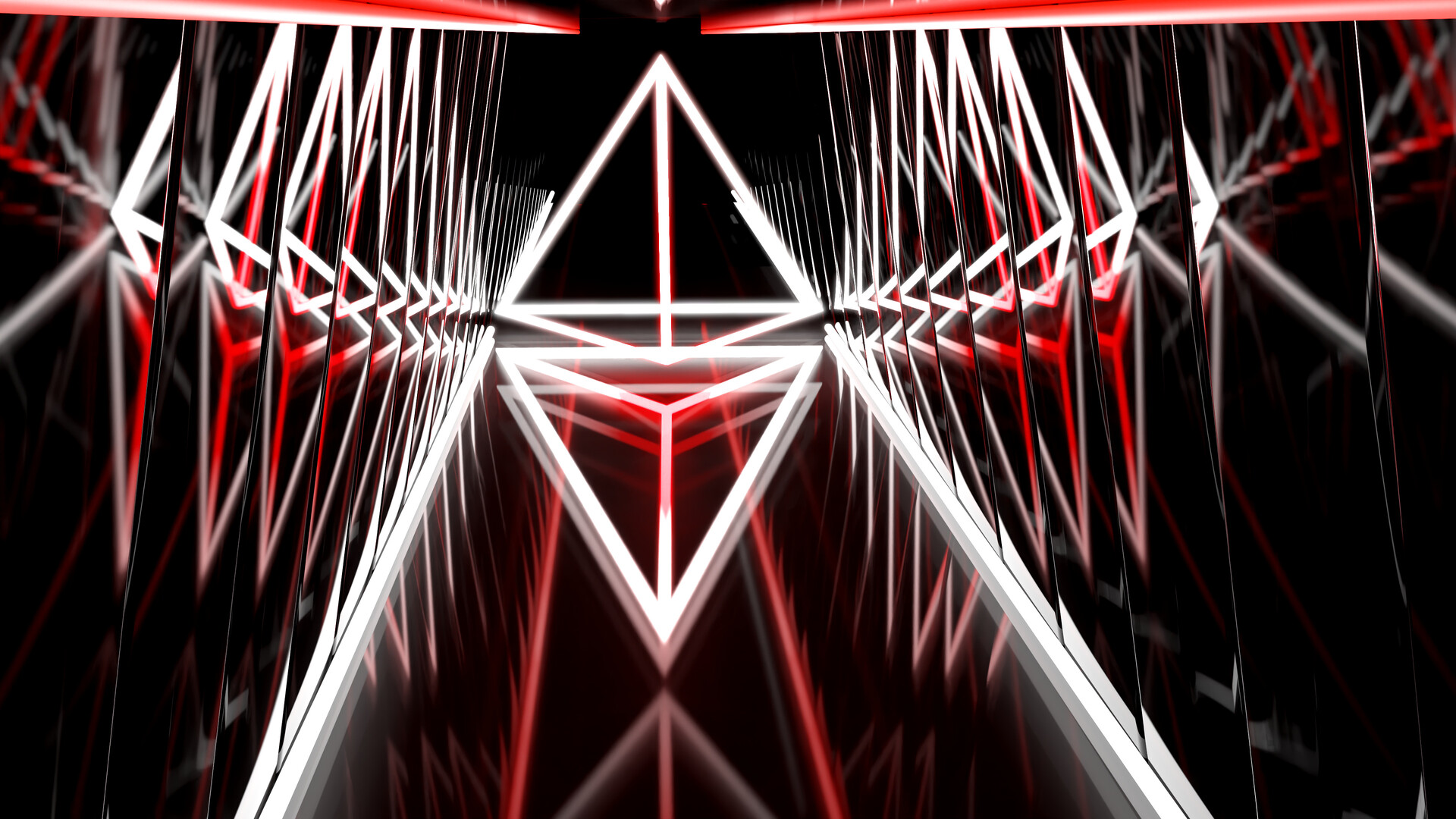 ArtStation - Infinite neon mirror