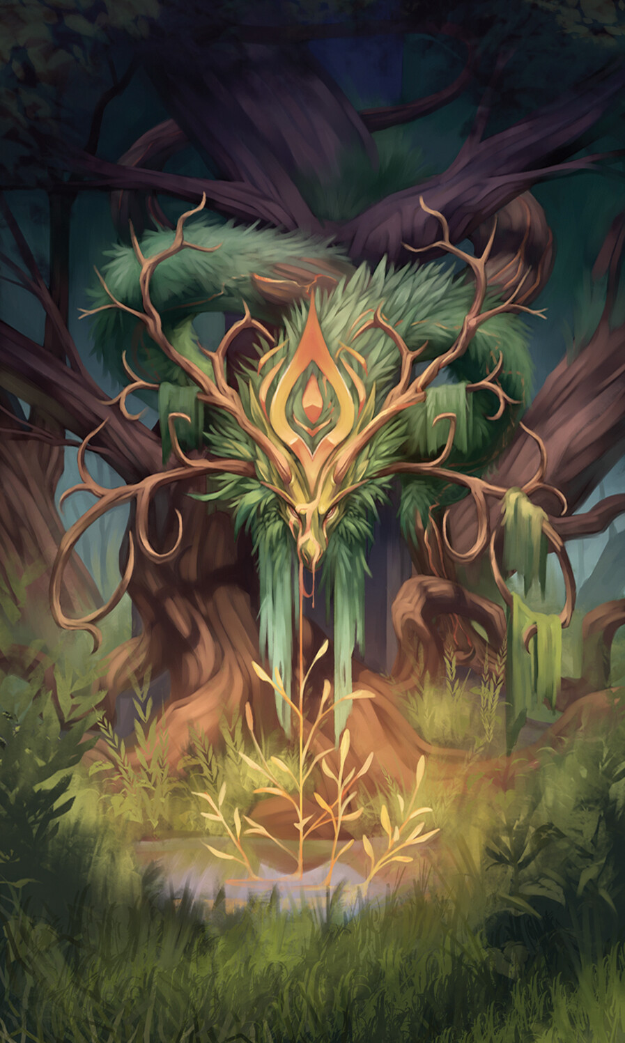 ArtStation - Empress - Dragon Tarot Card