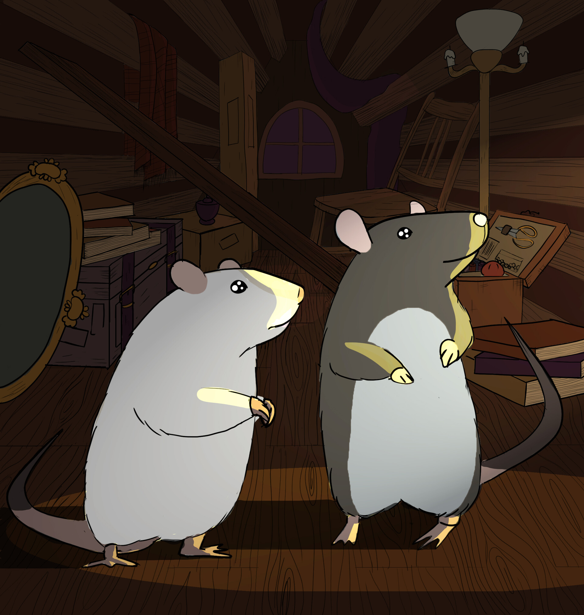 ArtStation - the Rattic (illustration 1 project 2)