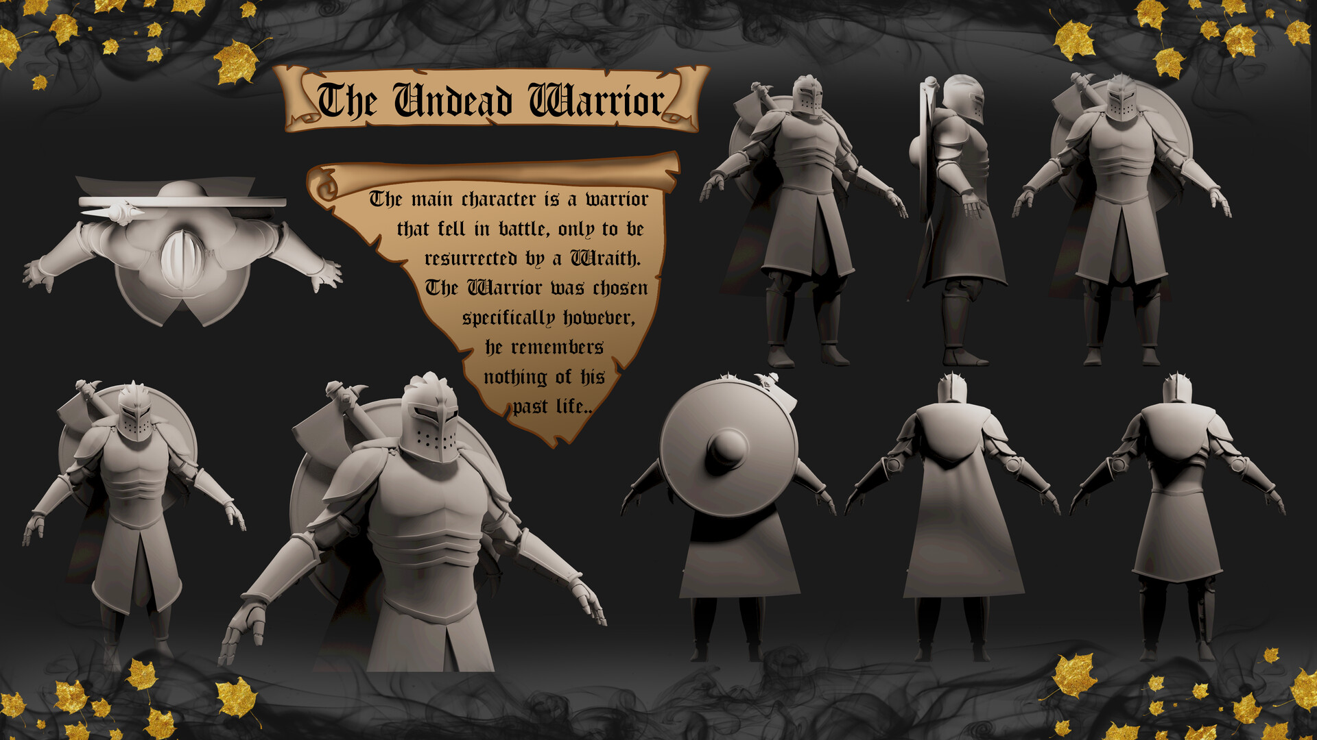 Sara Eriksson - 'Prey of the Forest' Armor Pieces for Unreal Mannequin