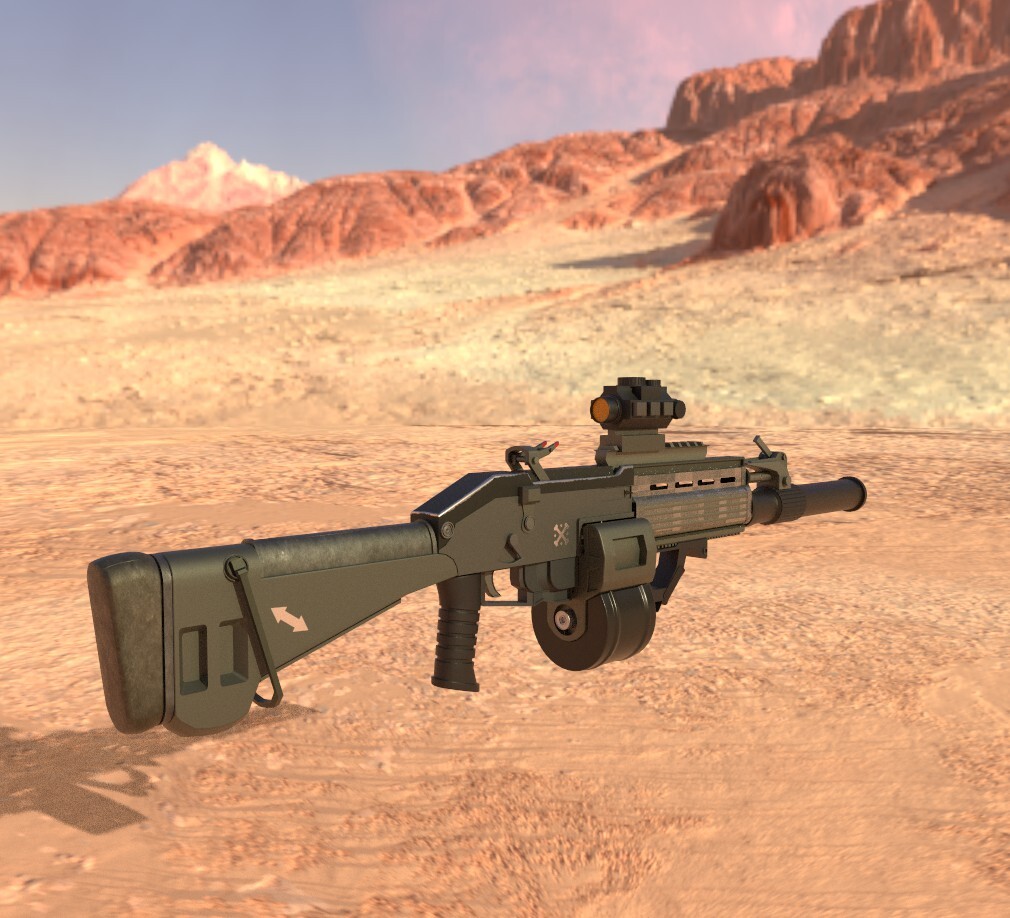 ArtStation - Military Gun