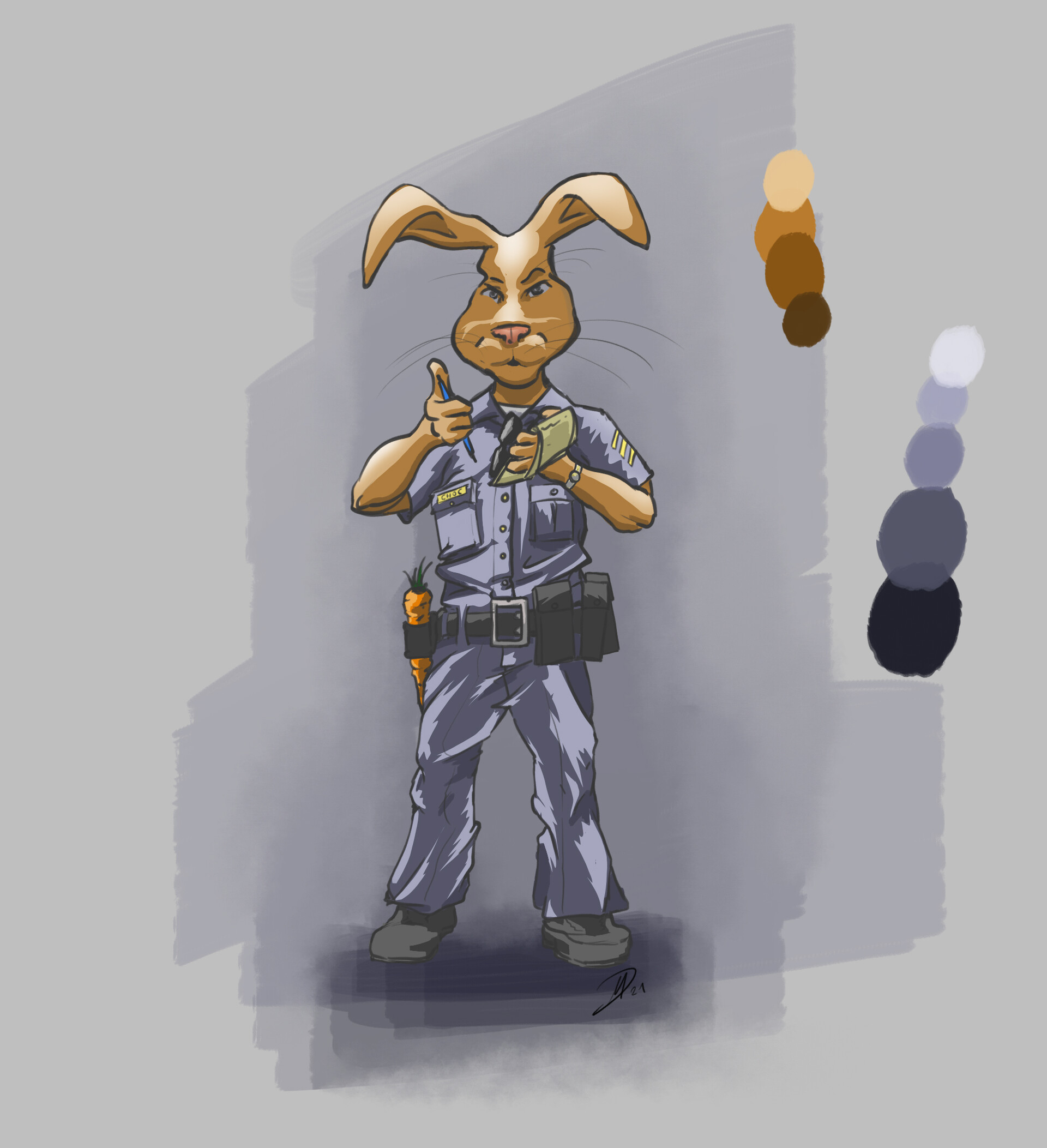 ArtStation - Officer Bunny
