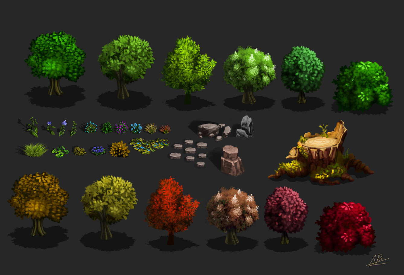 ArtStation - Forest Set