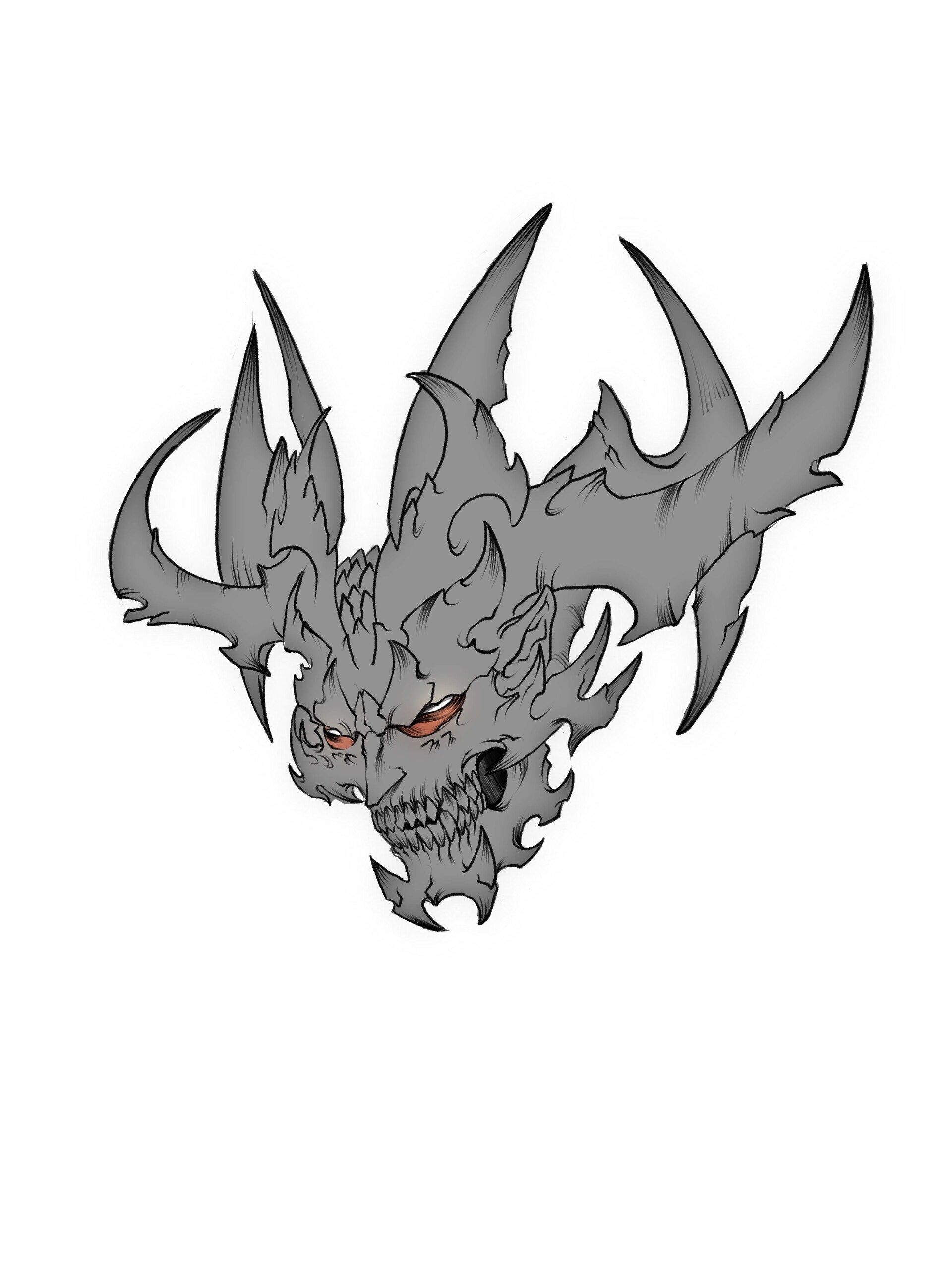 ArtStation - Demon Head