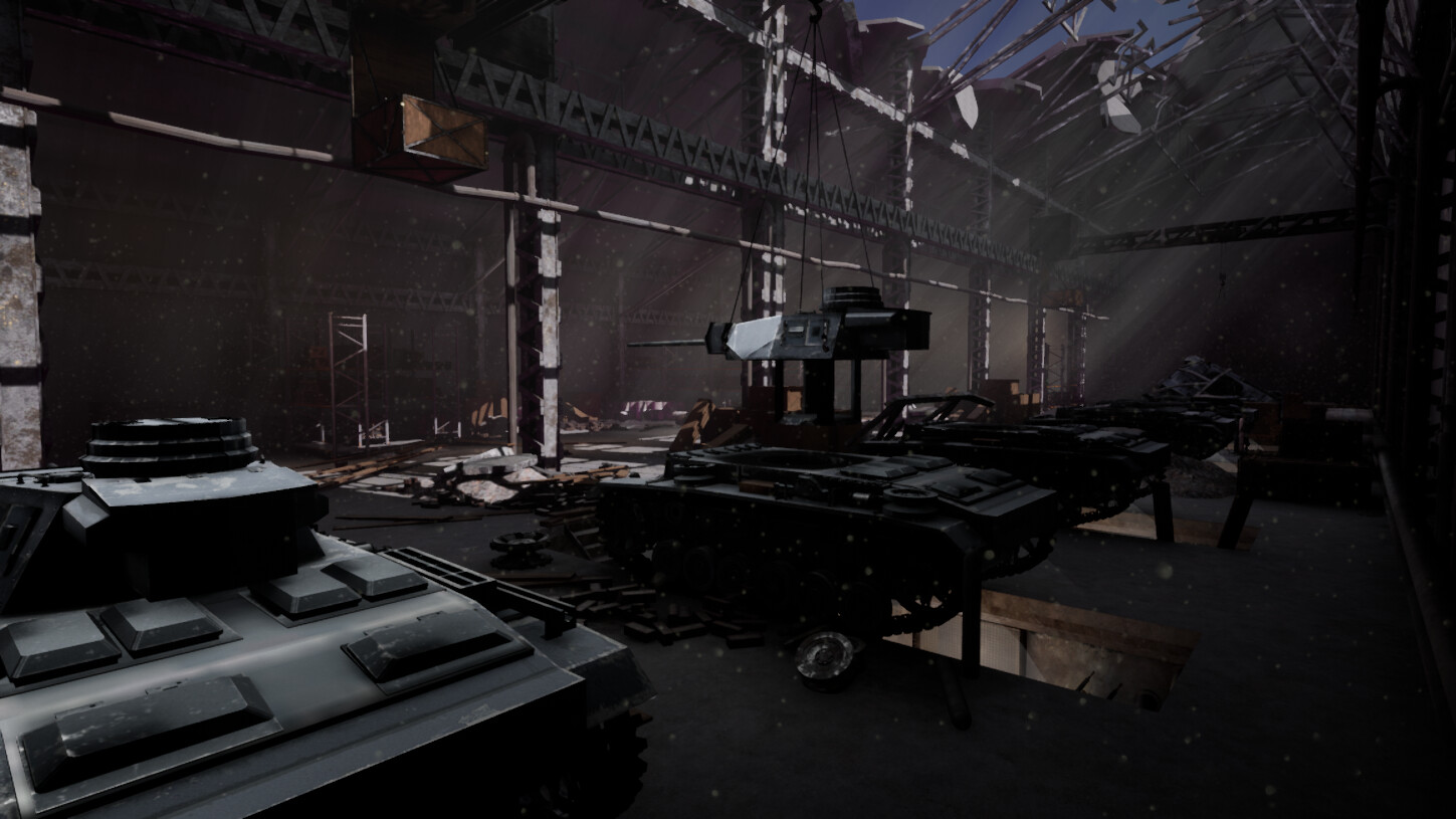 ArtStation - Tank Factory 2nd Attempt with 3D art and Unreal Engine