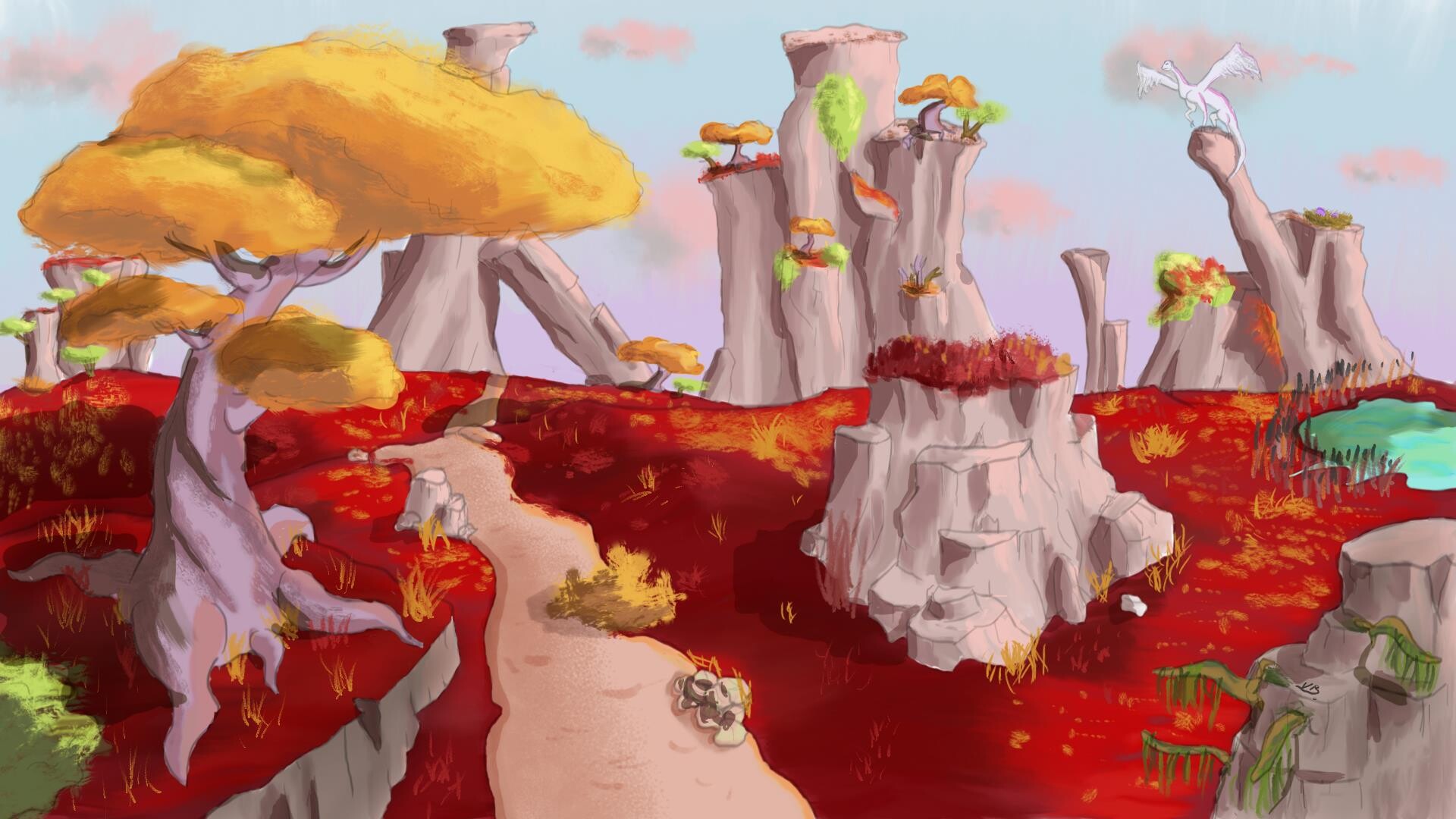 ArtStation - Ionian Landscape