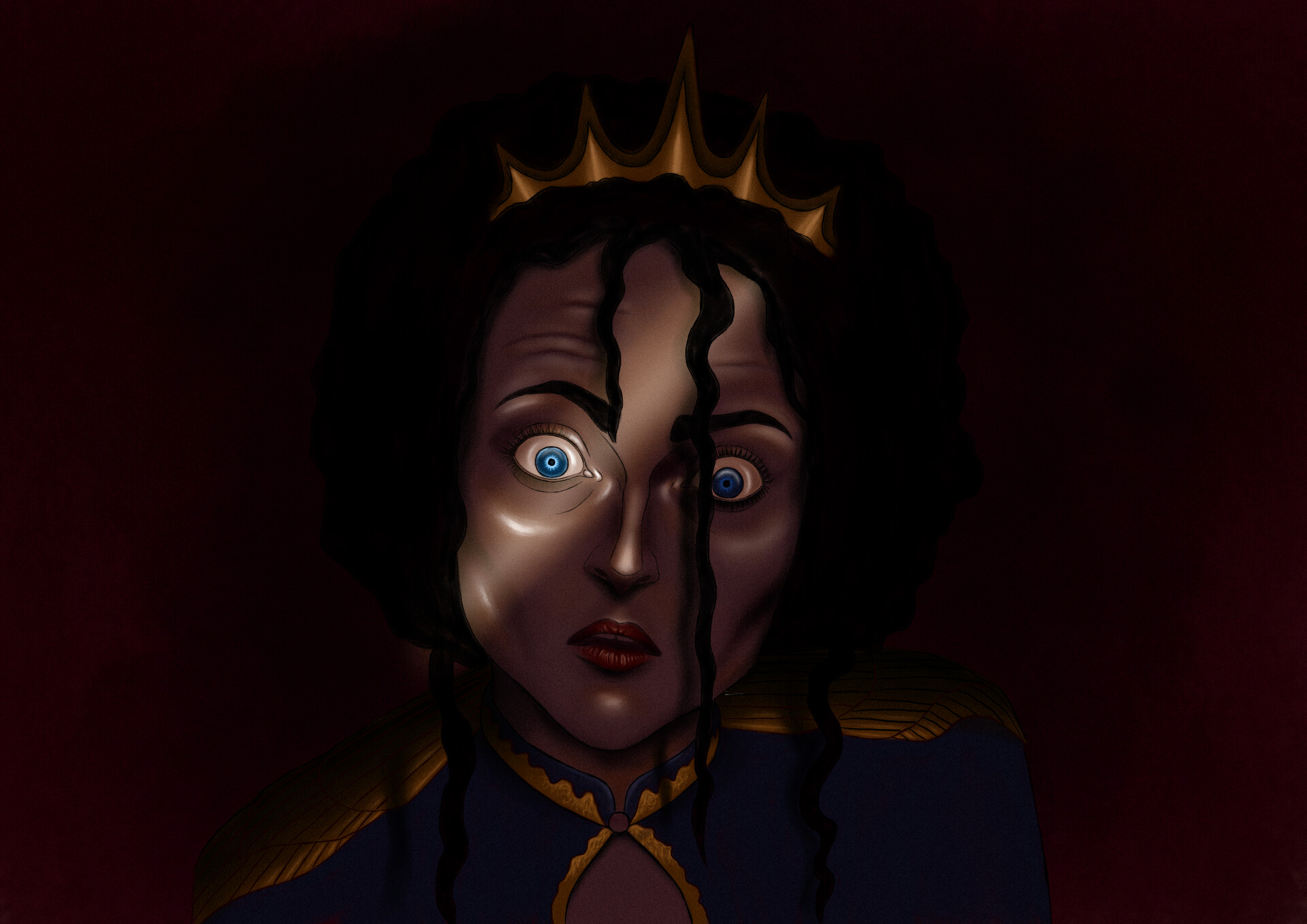 ArtStation - Portrait of Mad Queen