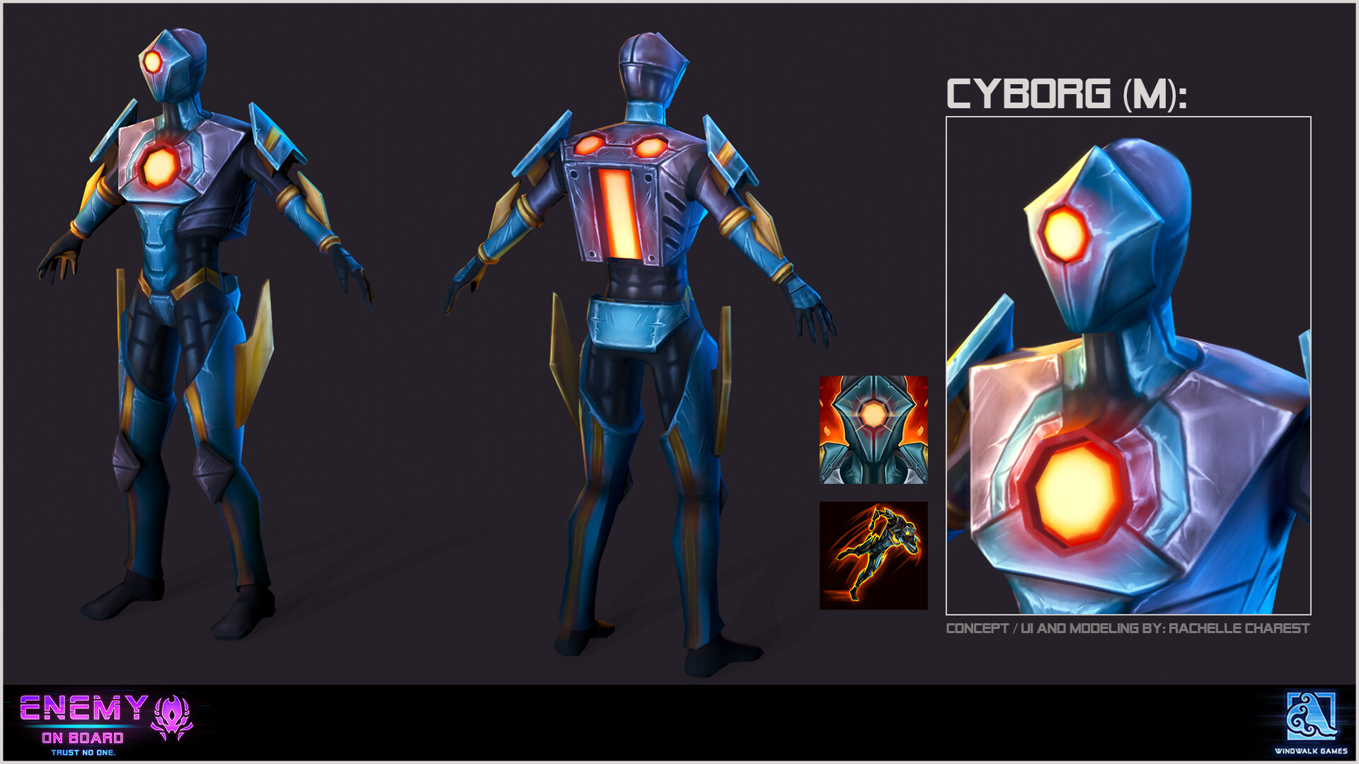 Rachelle Charest - Cyborg (Male)