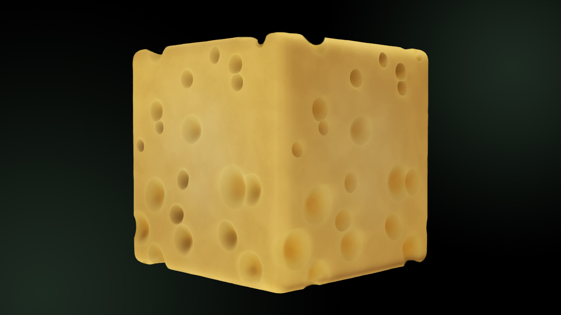 ArtStation - cheese cube