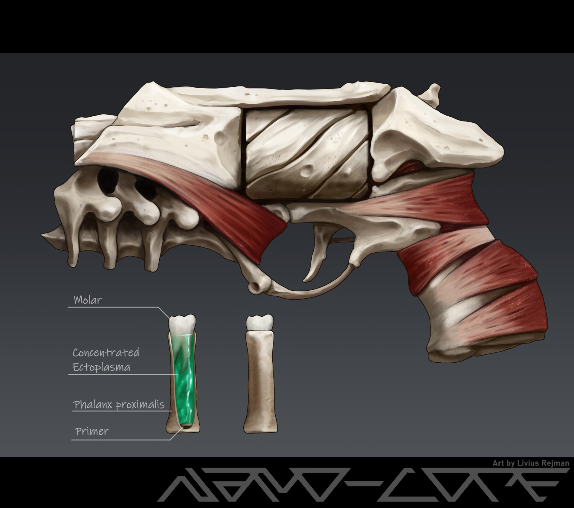 ArtStation - Underworld Bone Revolver