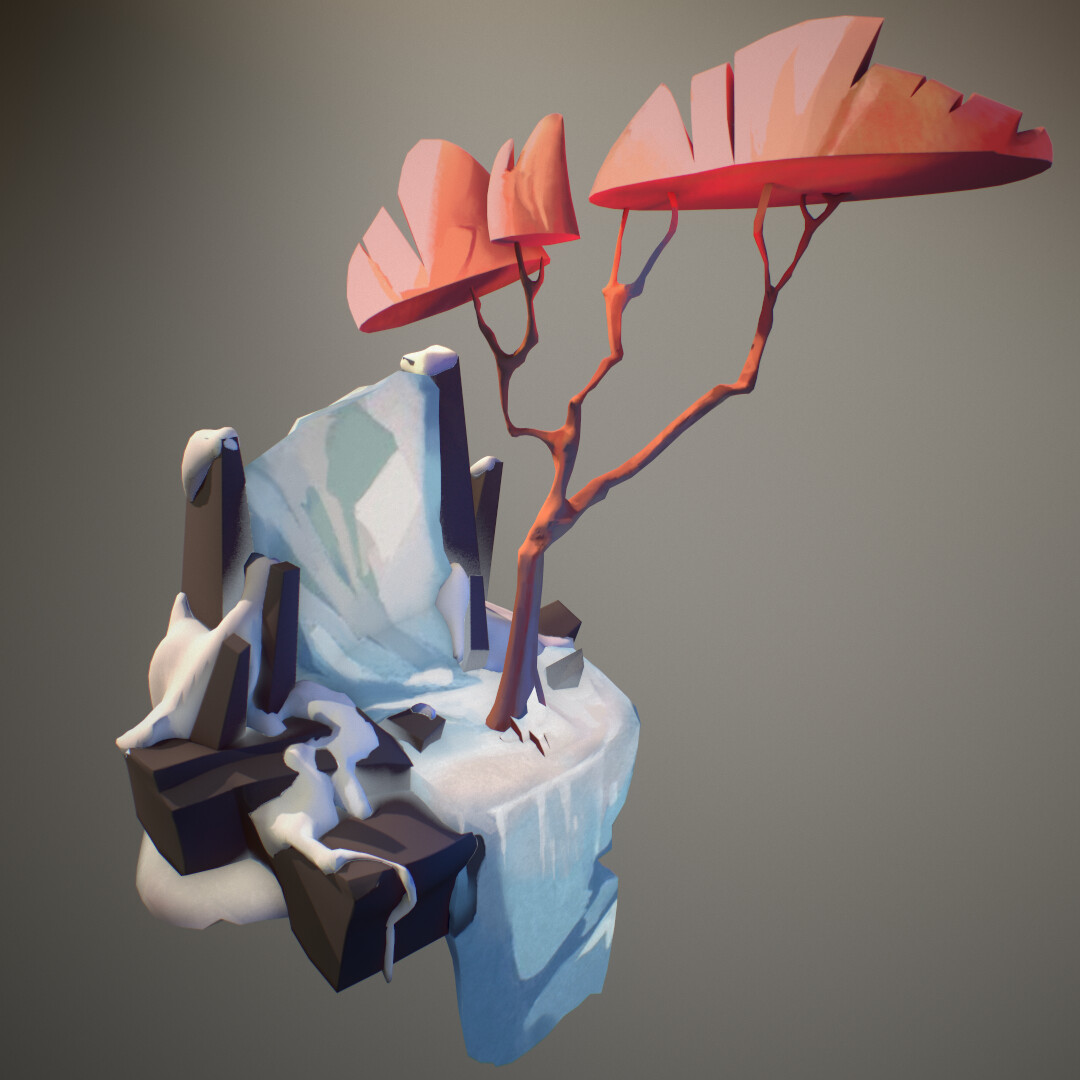 ArtStation - Dreamer's Valley Tree Diorama