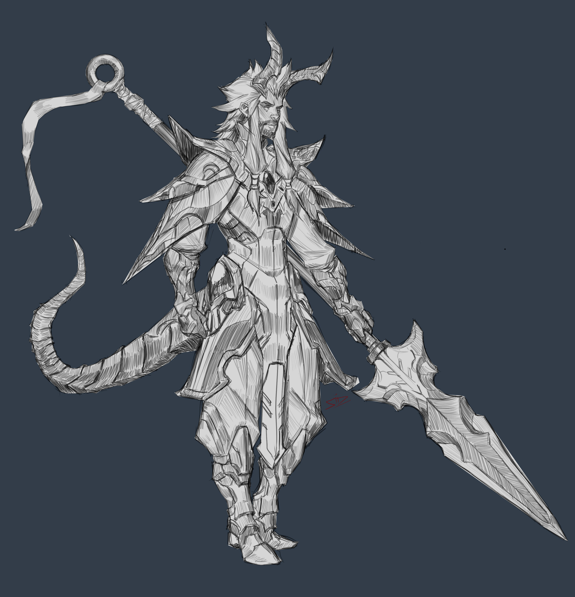 ArtStation - Daemon Sketch