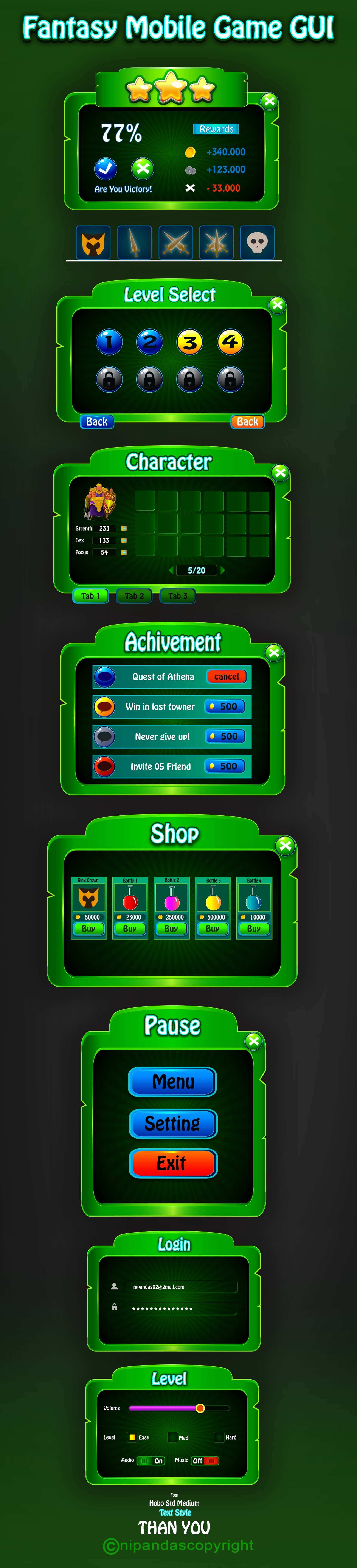 ArtStation - Game UI Concept-1