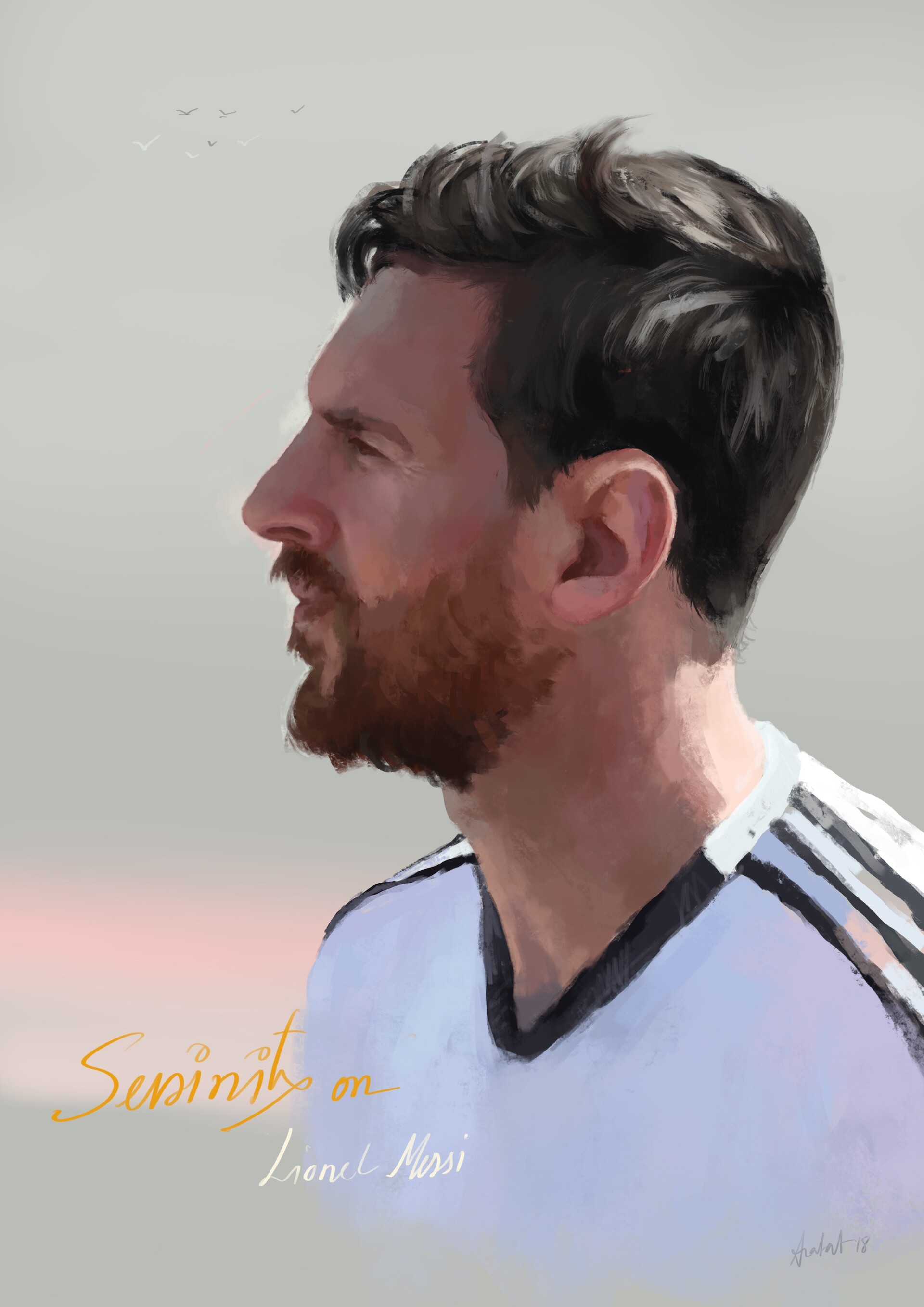 ArtStation - Lionel Messi - Digital Painting