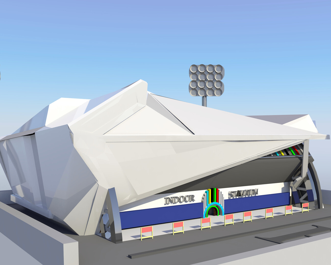 ArtStation - Indoor Stadium [3d Model]