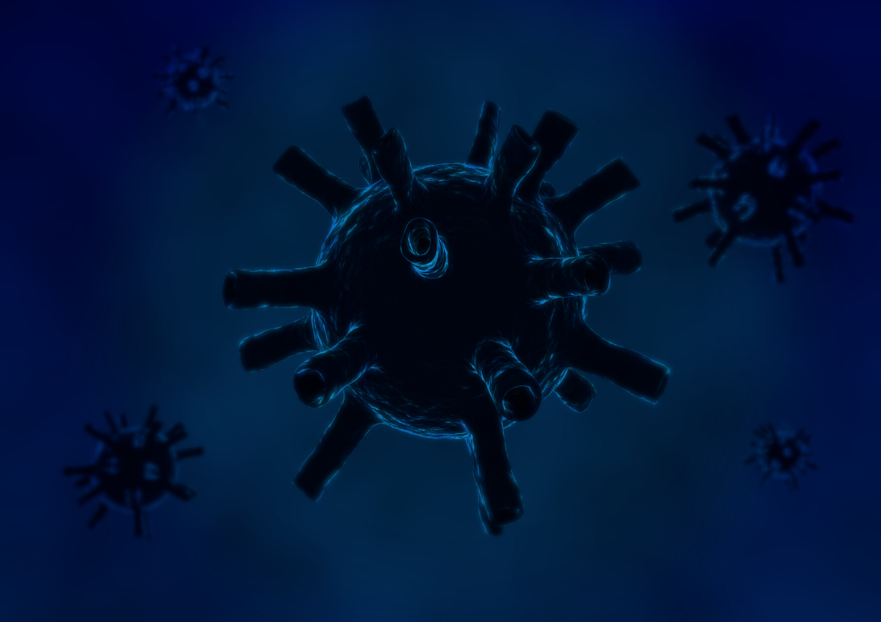 ArtStation - Blue Virus