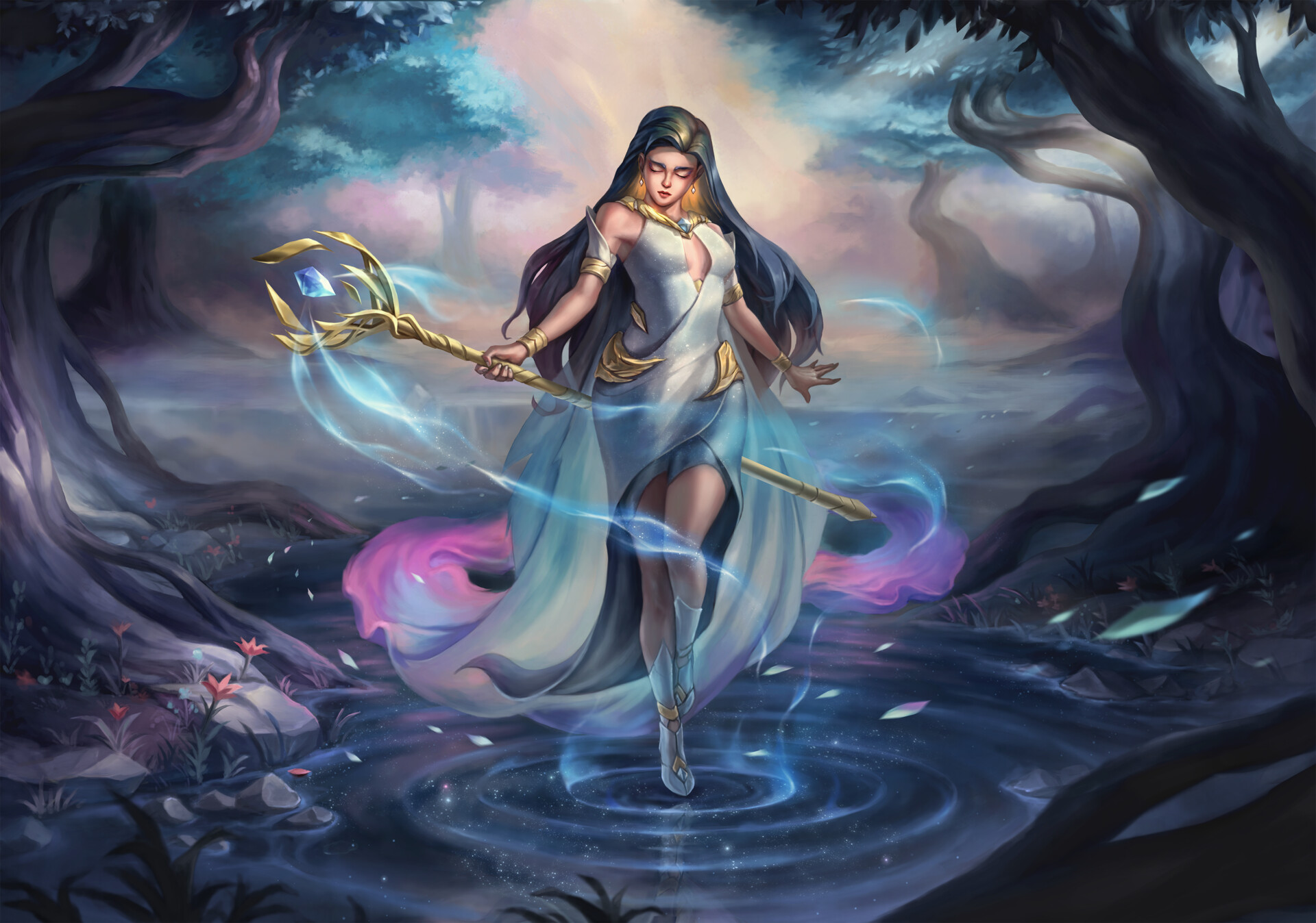 ArtStation - The Blue Mage