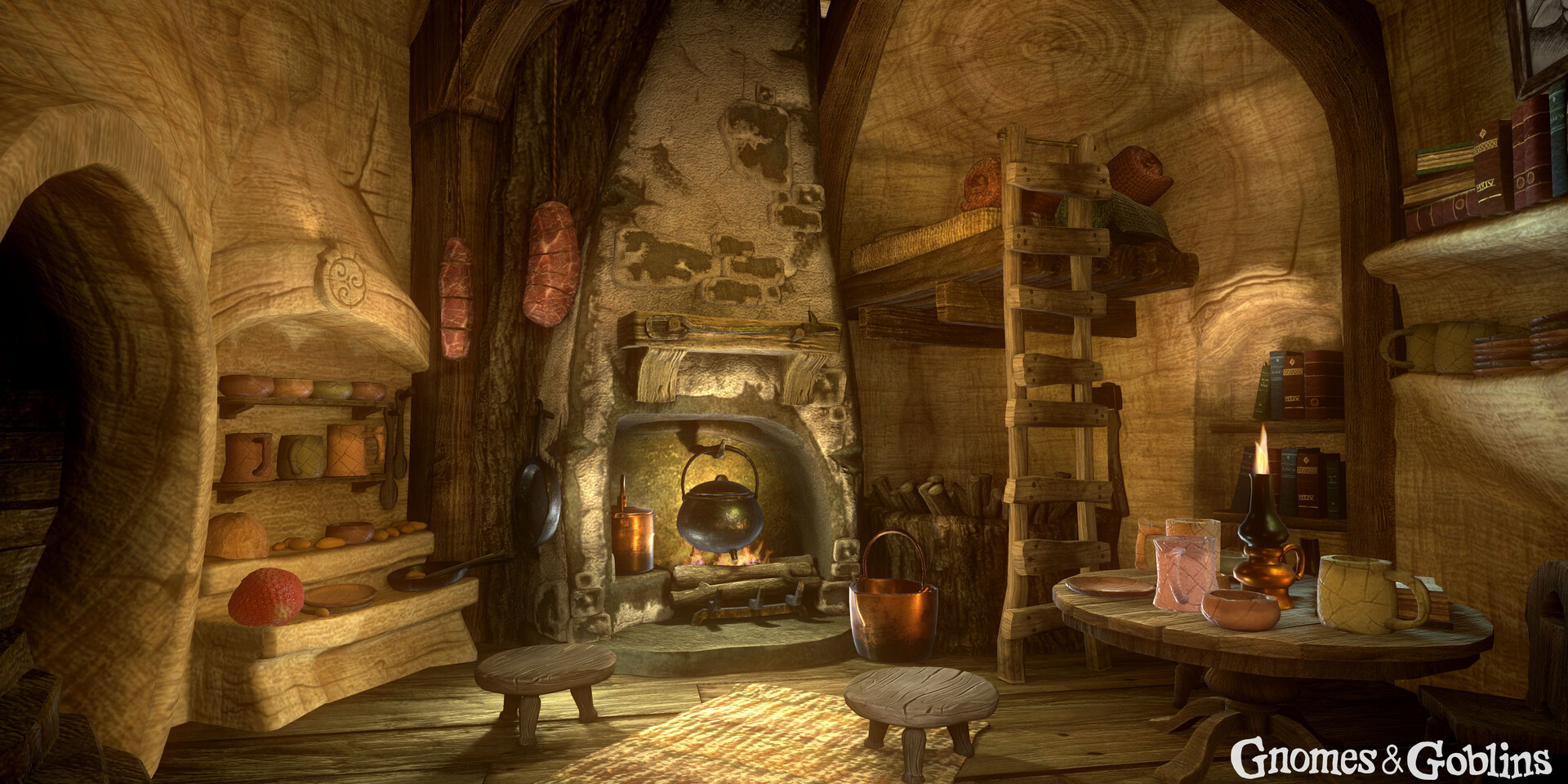 ArtStation - Gnomes & Goblins - Interiors, Eric Foos