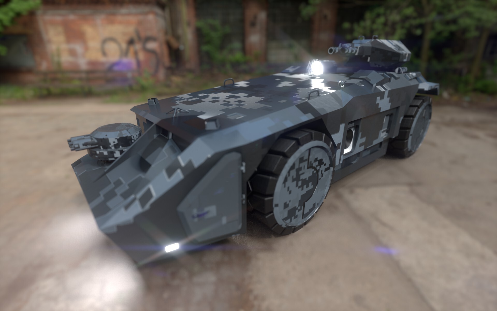 ArtStation - APC M577 from "Aliens"