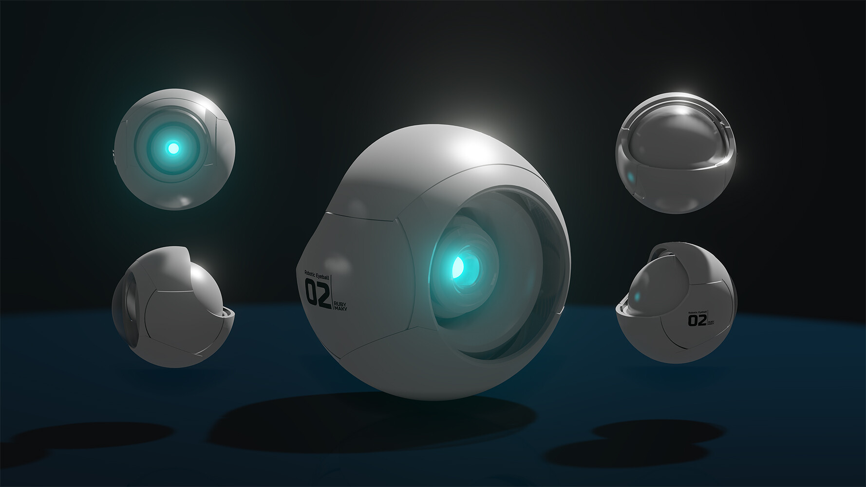 ArtStation - Fantasy Eyeball 02 - Robotic Eyeball