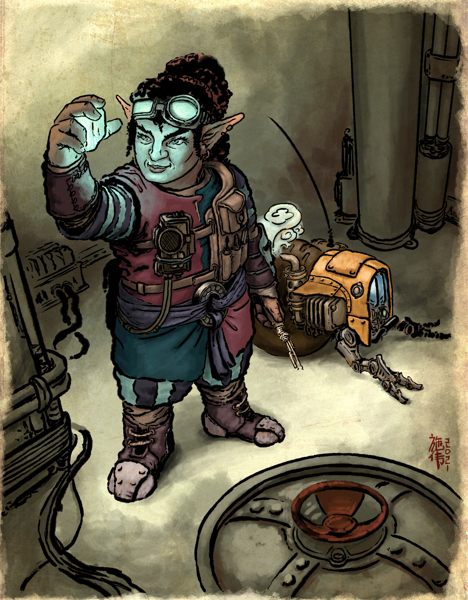 ArtStation - Durvar engineer concept