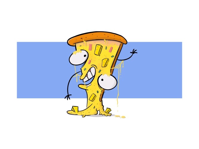 ArtStation - Crusty Pete Pineapple Pizza boy