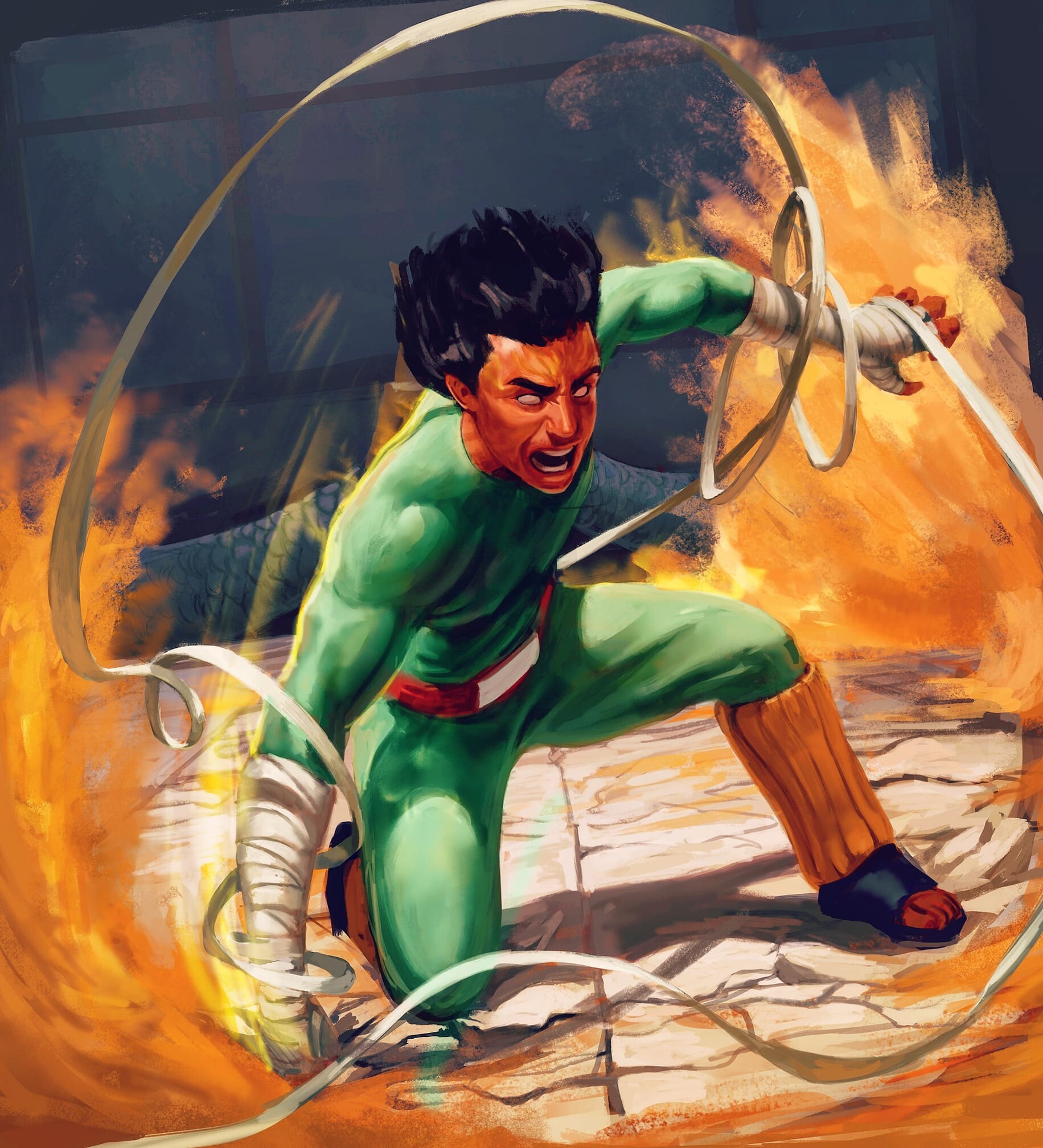 ArtStation - Rock lee