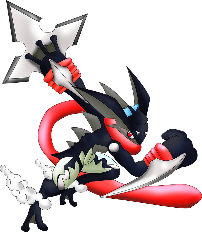 ArtStation - Shiny Mega Greninja