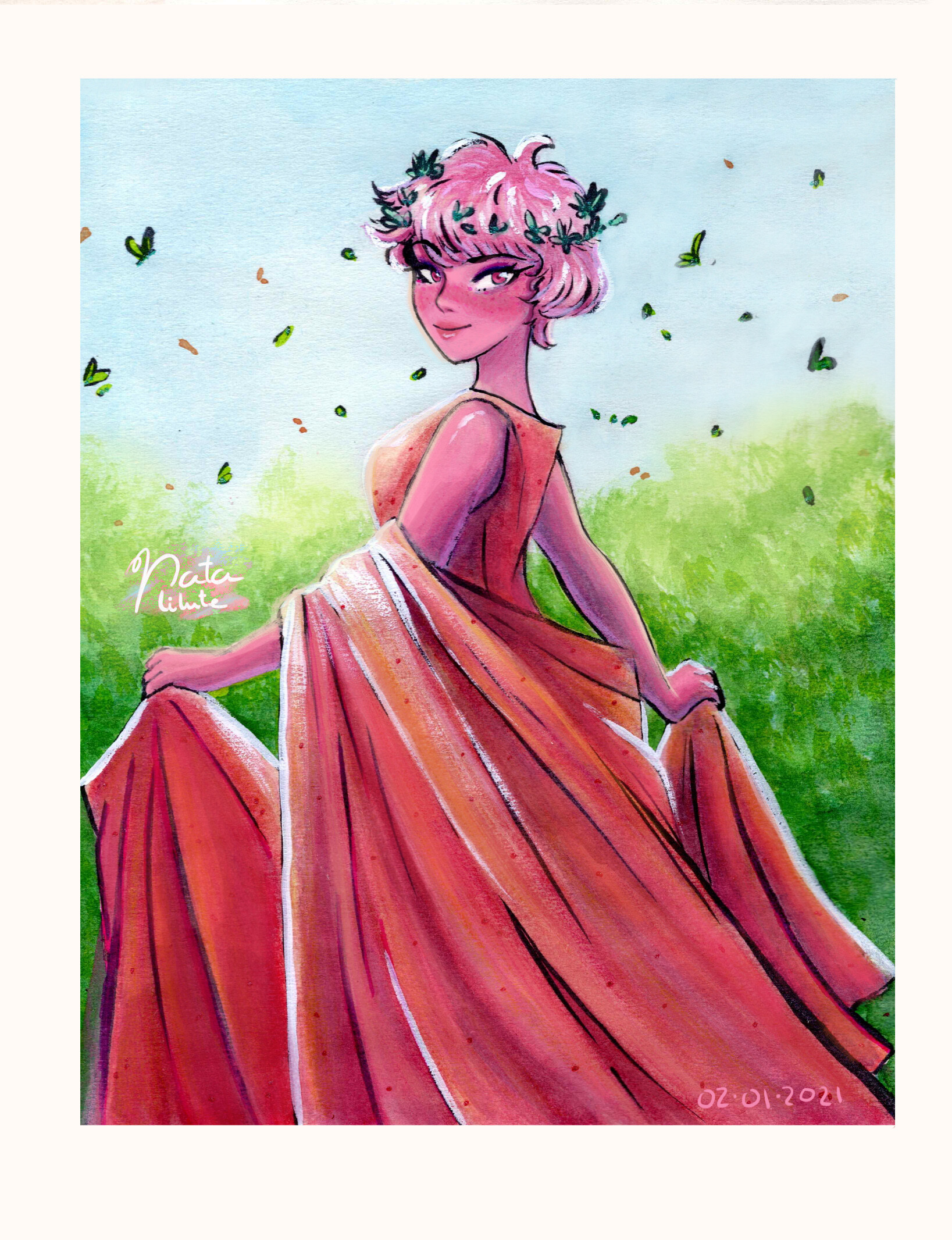 ArtStation - Persephone Lore Olympus fanart