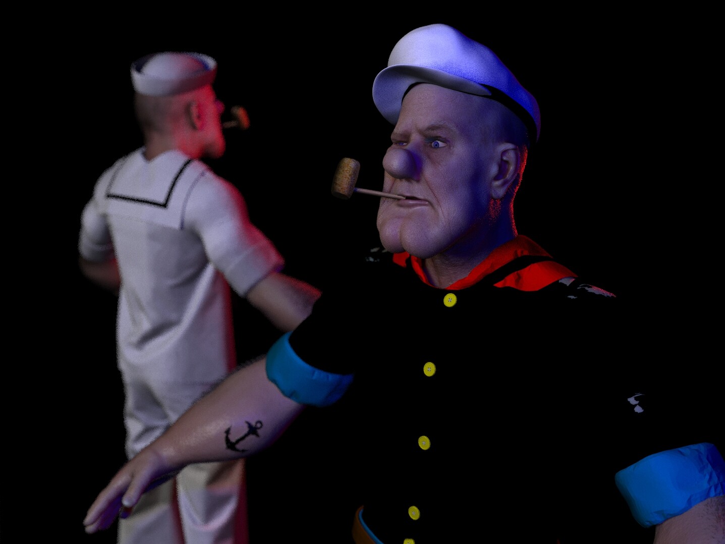 ArtStation - The Popeye the Sailor