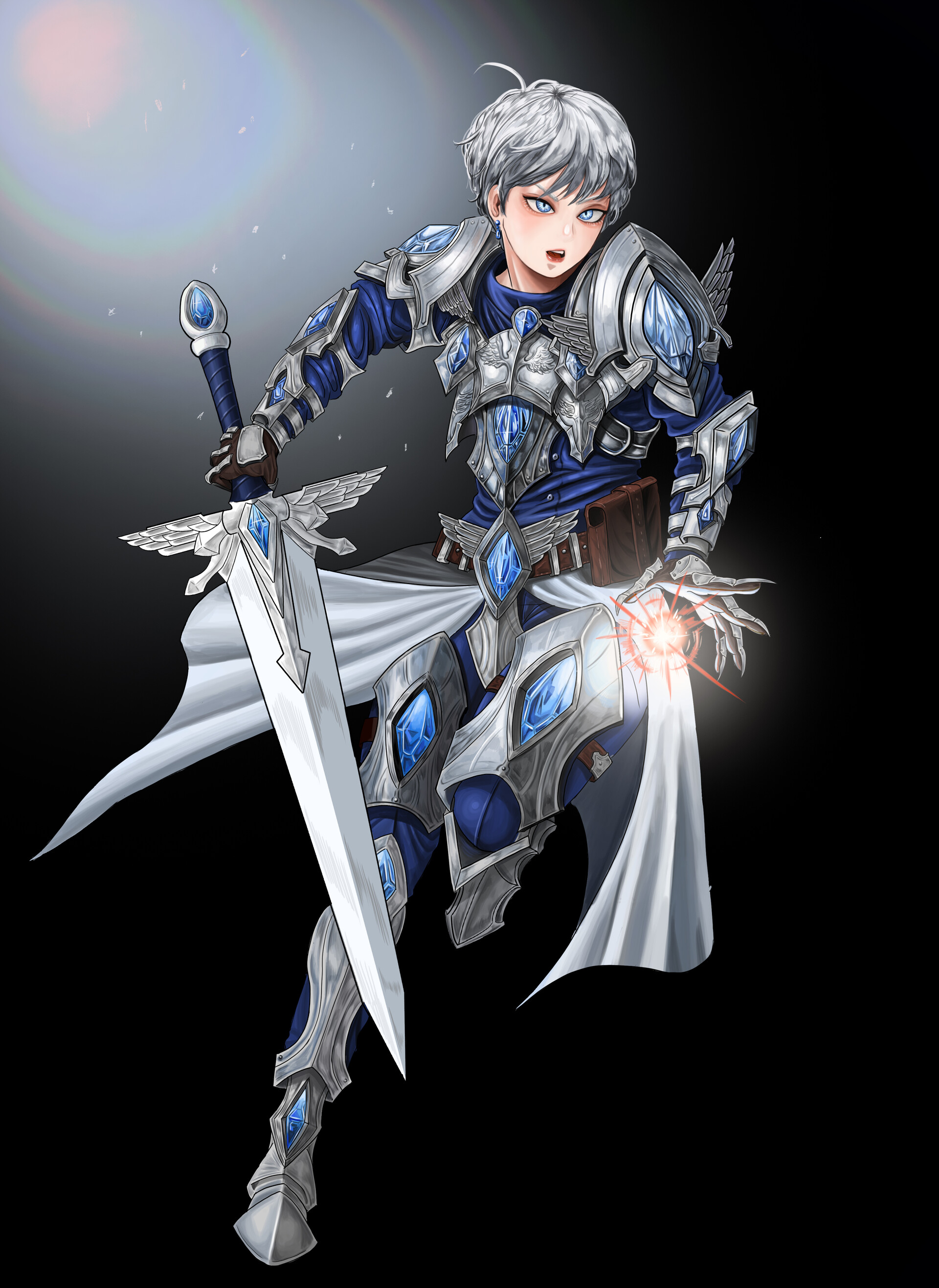 ArtStation - blue knight