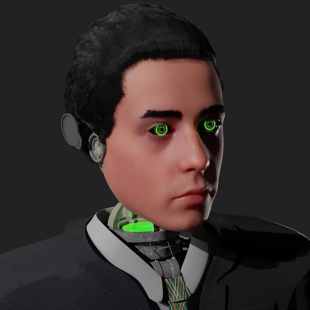 ArtStation - Self Portrait Robot