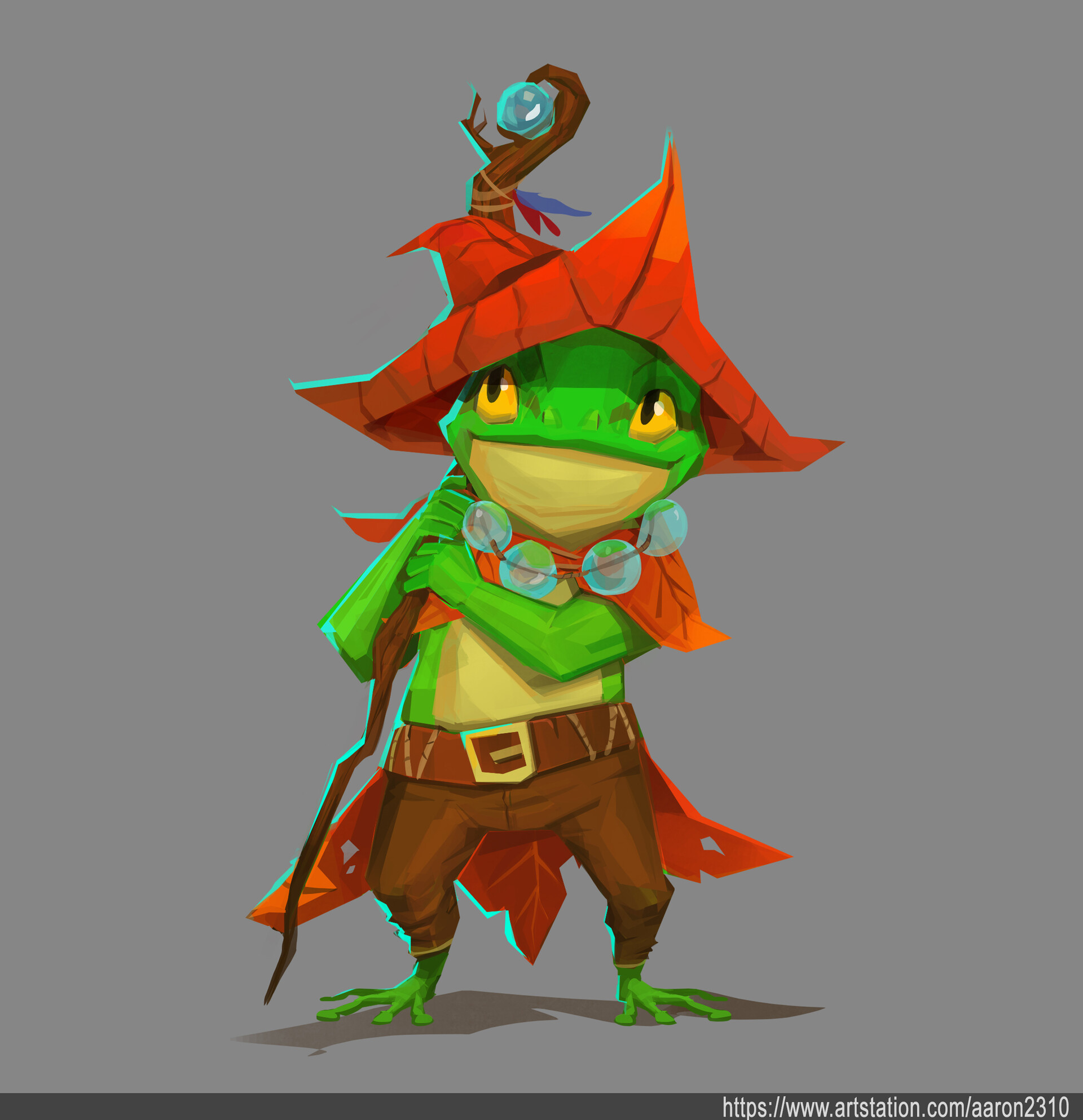 ArtStation - Frog mage