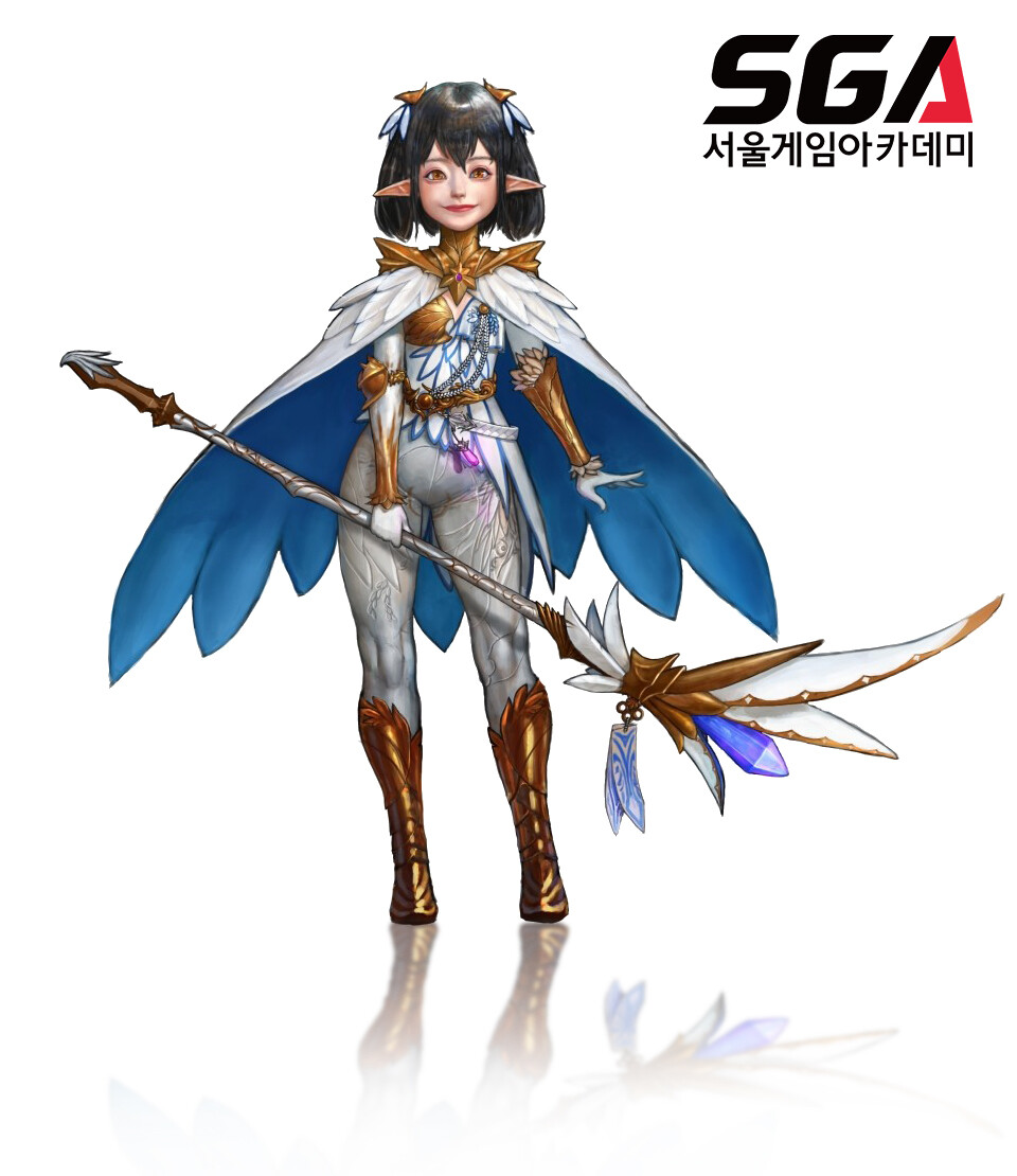 ArtStation - SGA_캐릭터 일러스트 학생작품