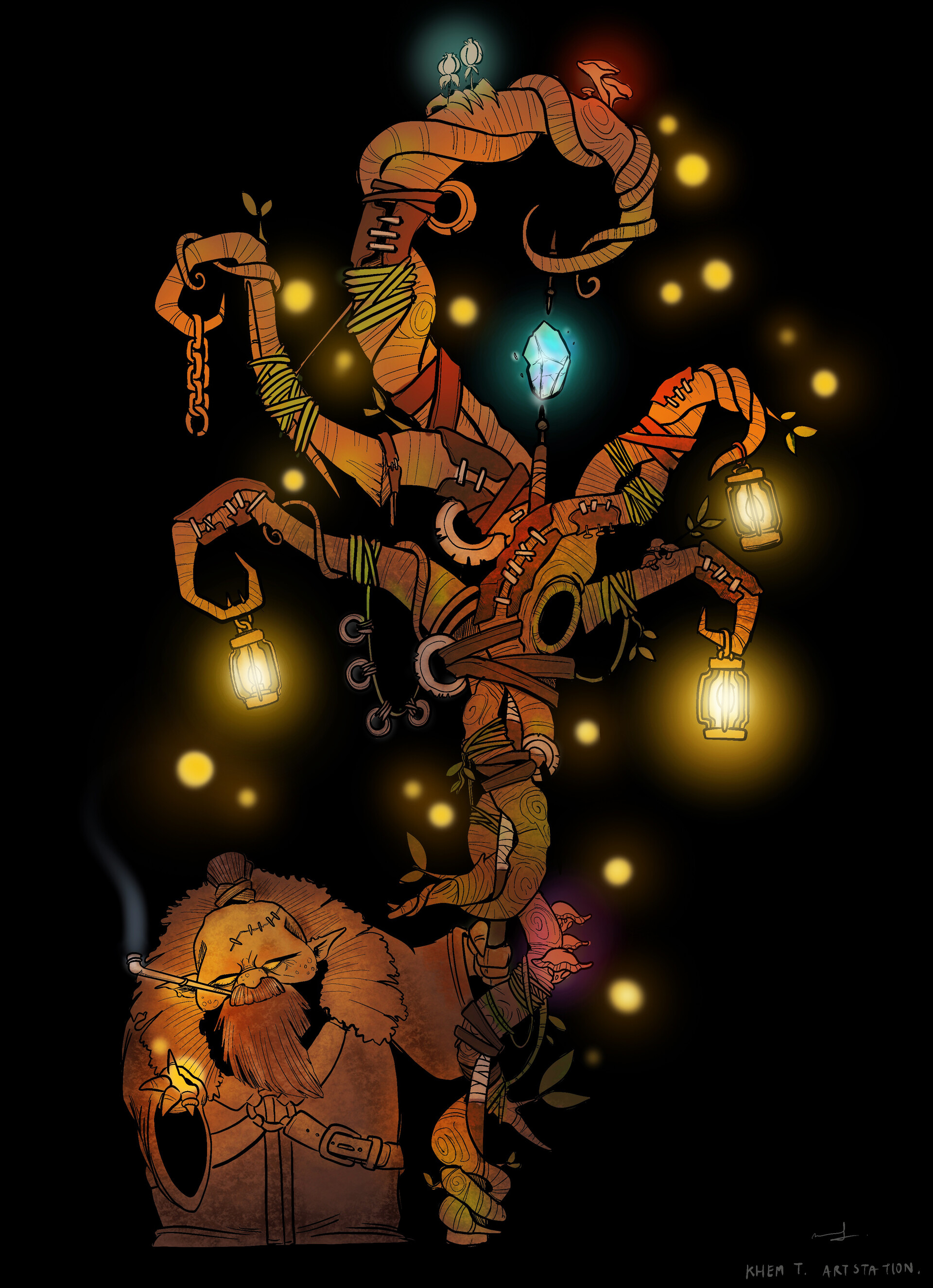 ArtStation - Character design challenge : middle - earth (elder goblin)