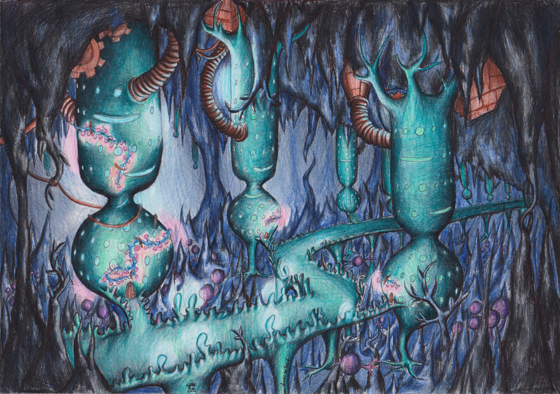 ArtStation - Underground cell city