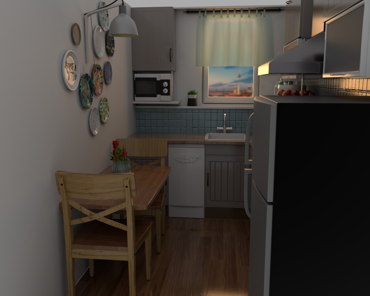 ArtStation - this was my first time modeling interior modeling !! :) i ...