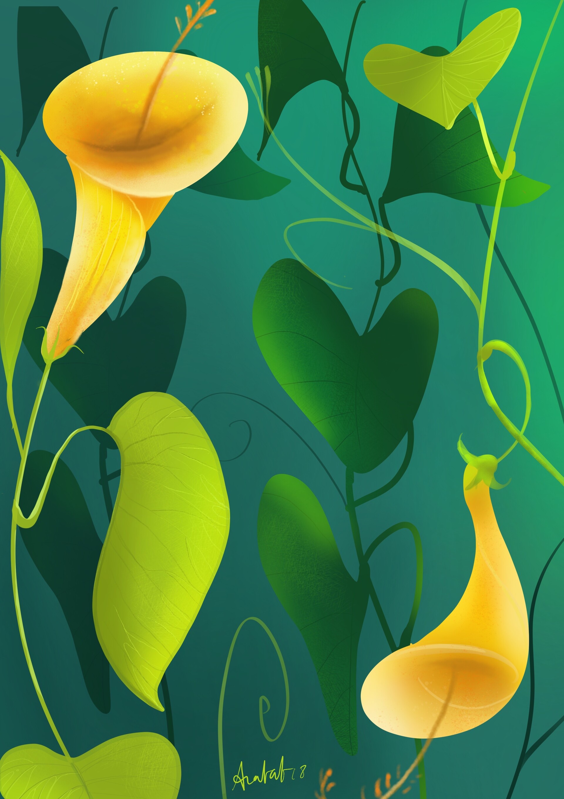 ArtStation - Floral Rhythm