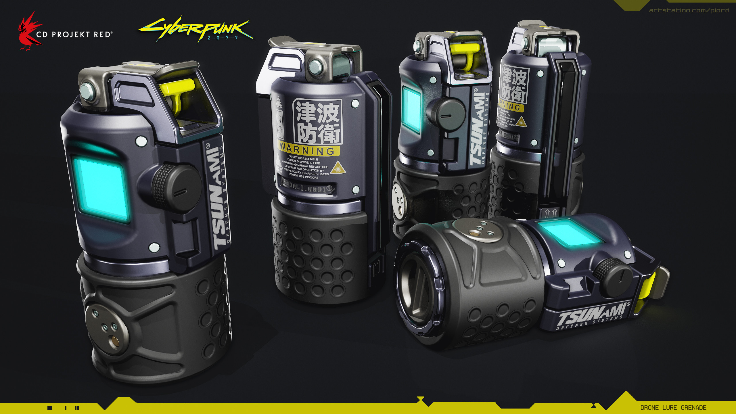 Bartek Nowak - Cyberpunk - Grenades #2
